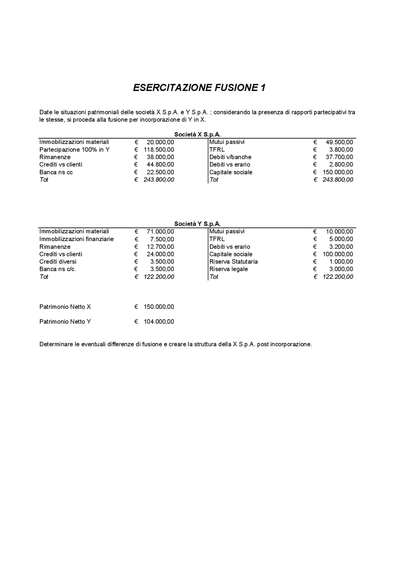 Esercitazione Docsity