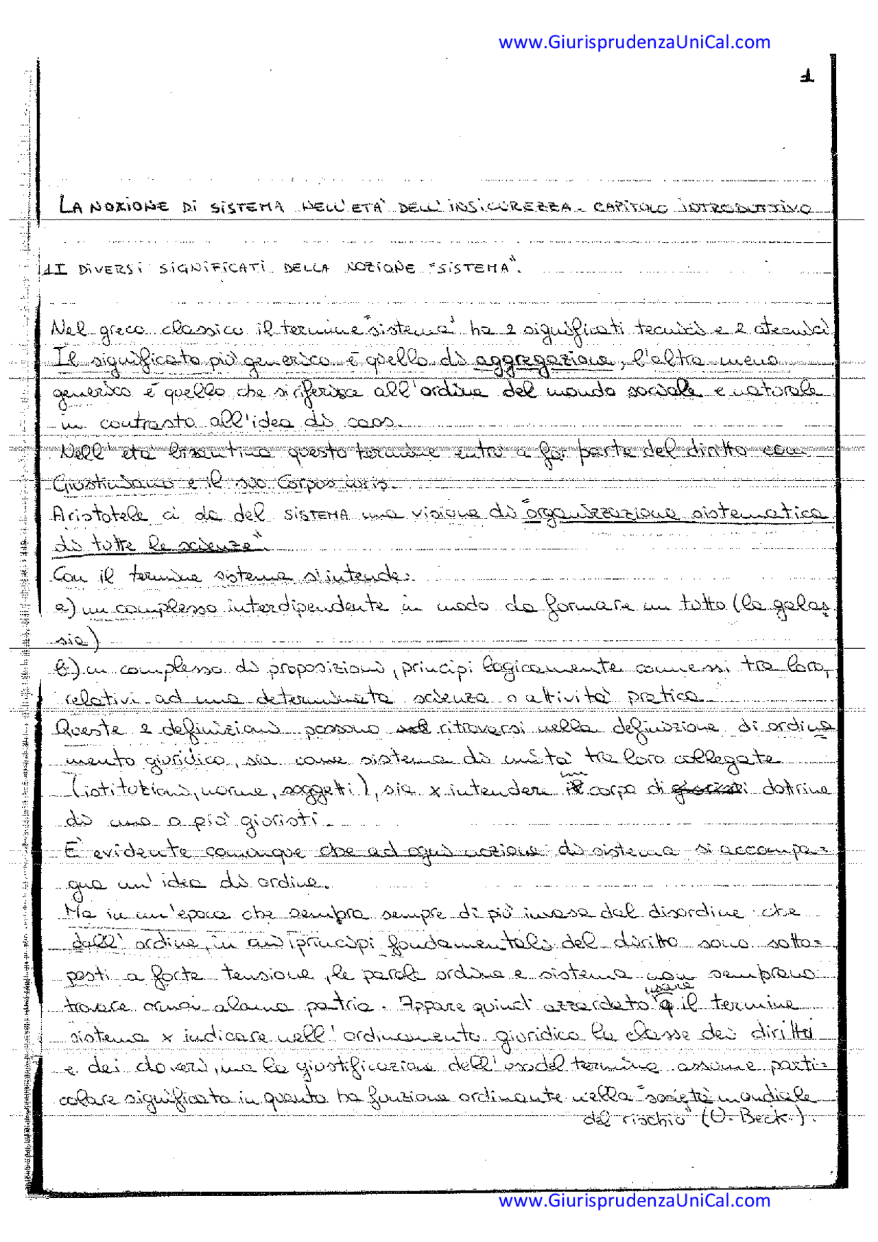 Appunti Di Filosofia Il Sistema Dei Diritti E Dei Doveri Docsity