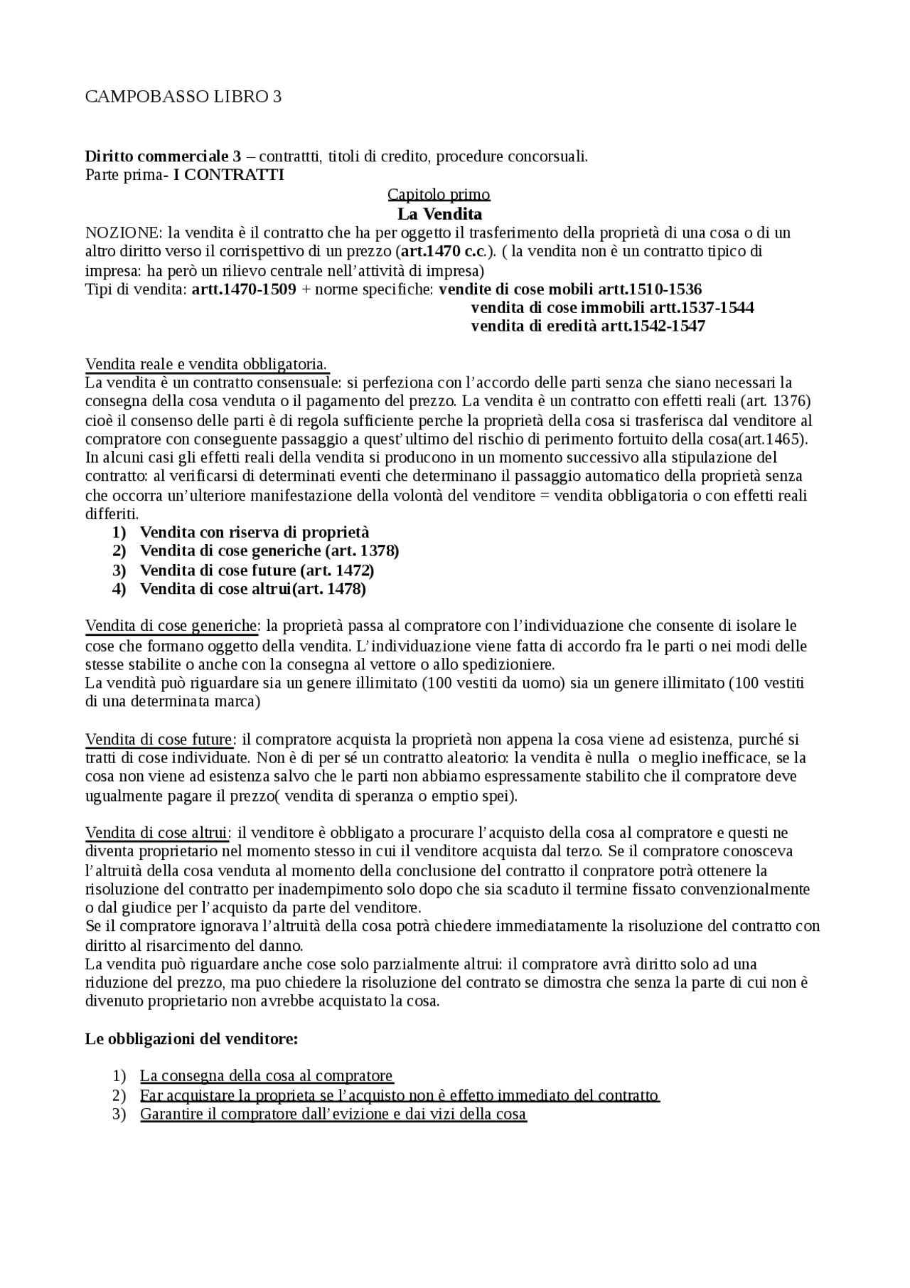 Libro 3 Campobasso Docsity