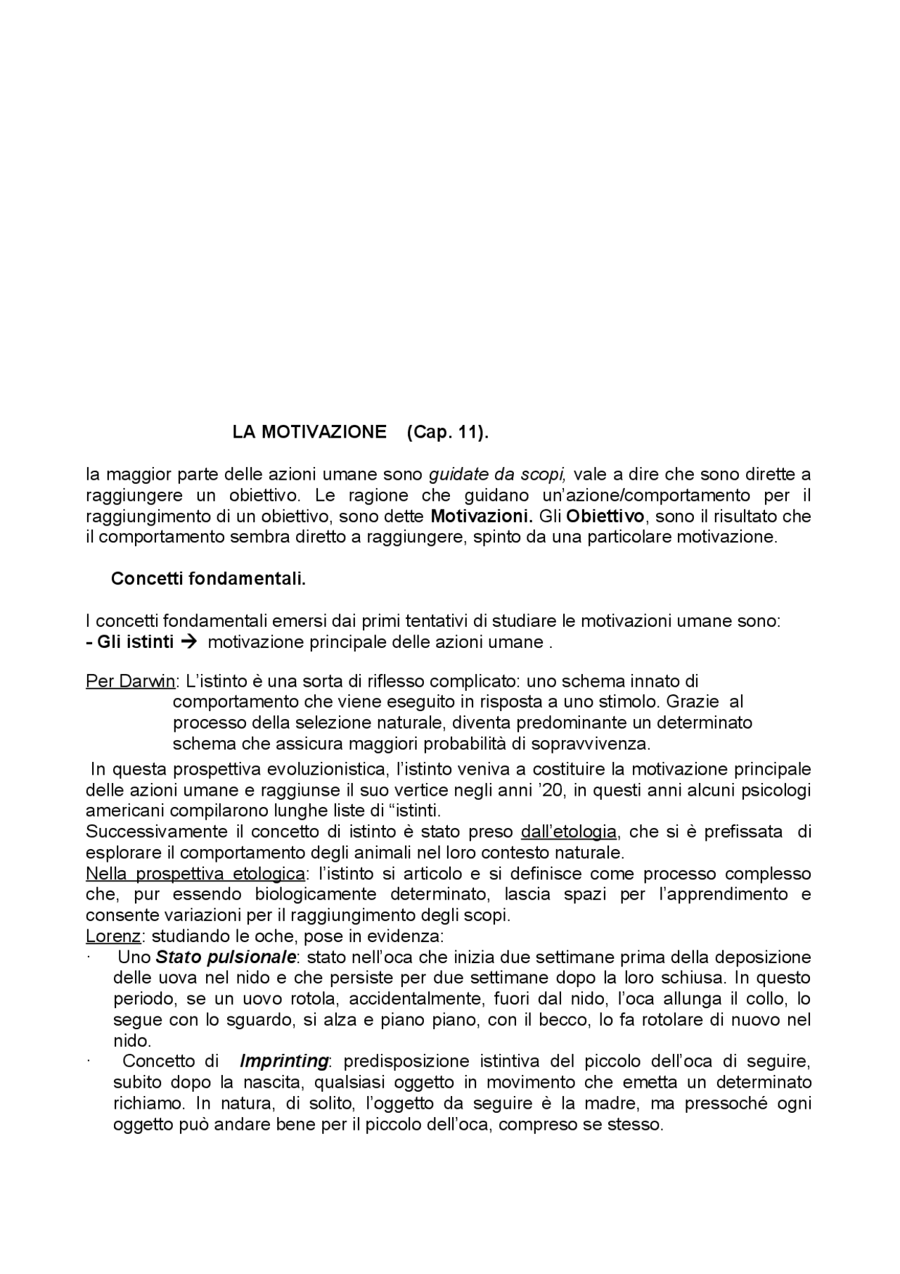Fondamenti Di Psicologia Parte 2 Docsity