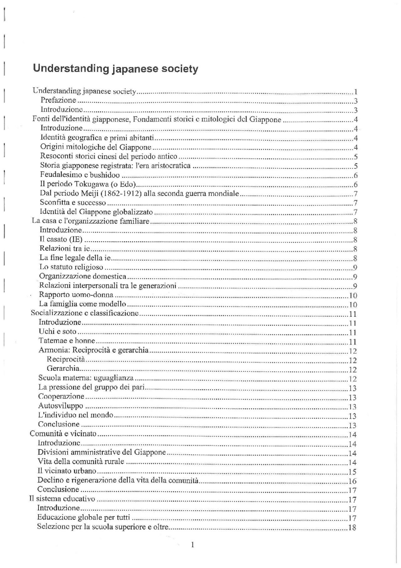 Understanding Japanese Society | Appunti di Antropologia Culturale ...