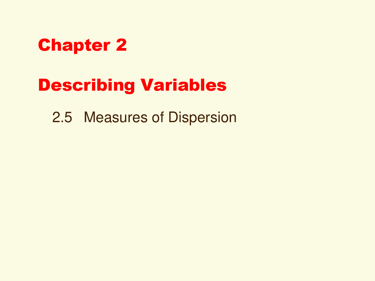 Basic Social Statistics Lecture02c Sociology Docsity