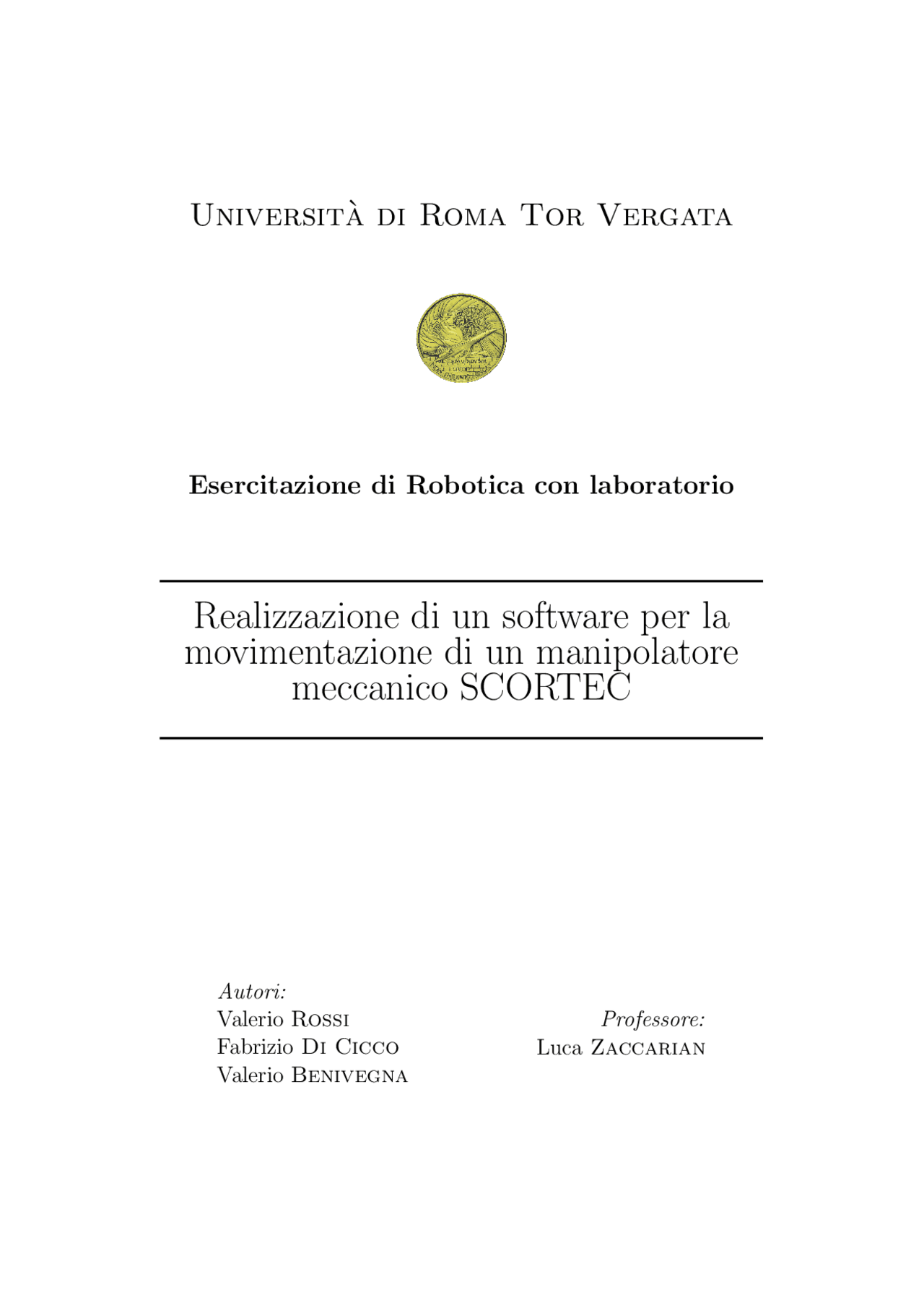 Robotica Docsity