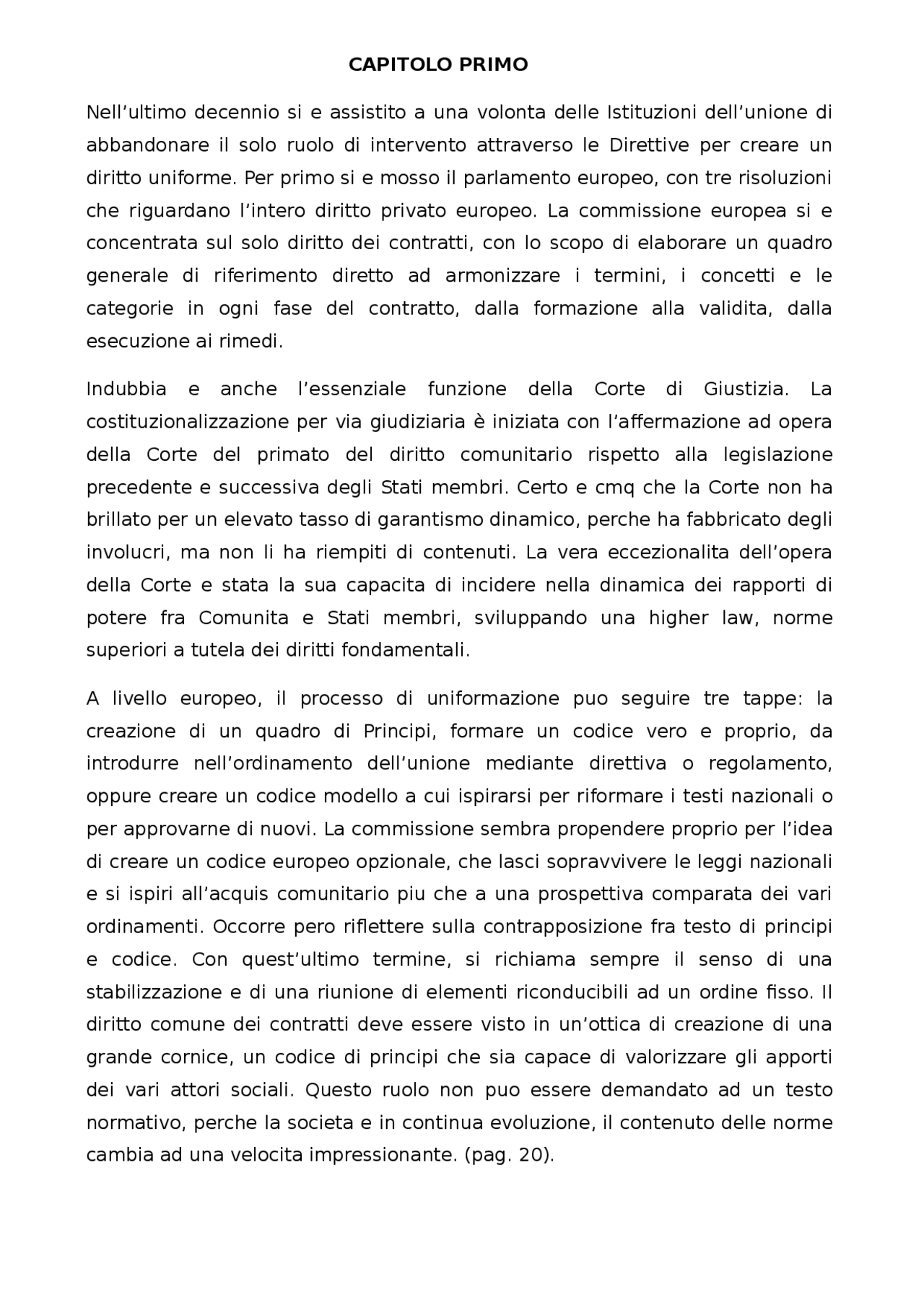 Diritto Civile Docsity