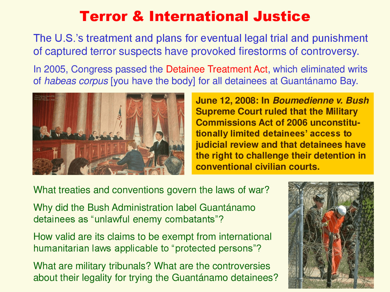 TERRORIST NETWORKS AND COUNTERTERROR ORGANIZATIONS-Lecture 17-Sociology ...