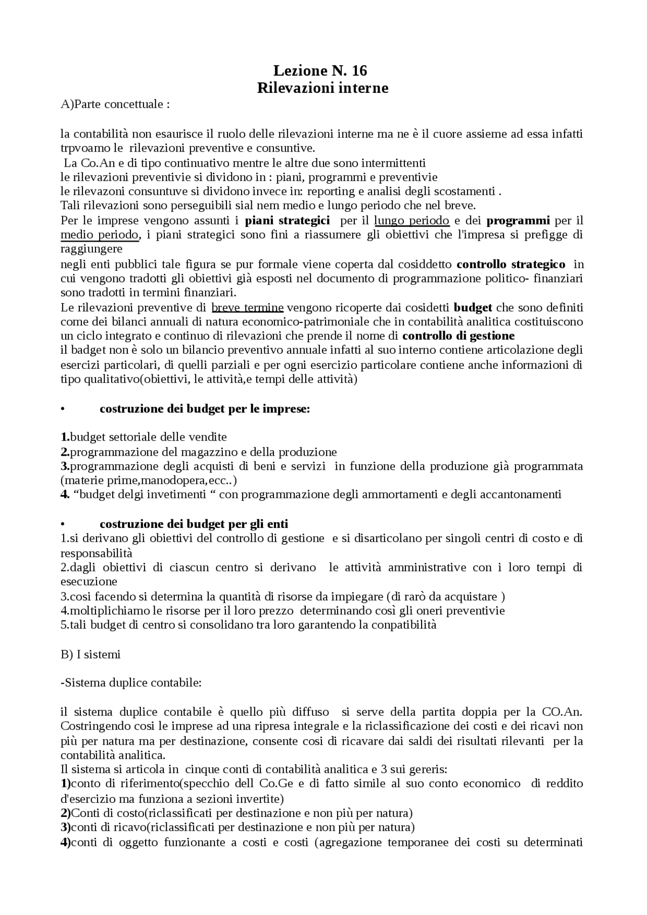 Lezione N16 Docsity