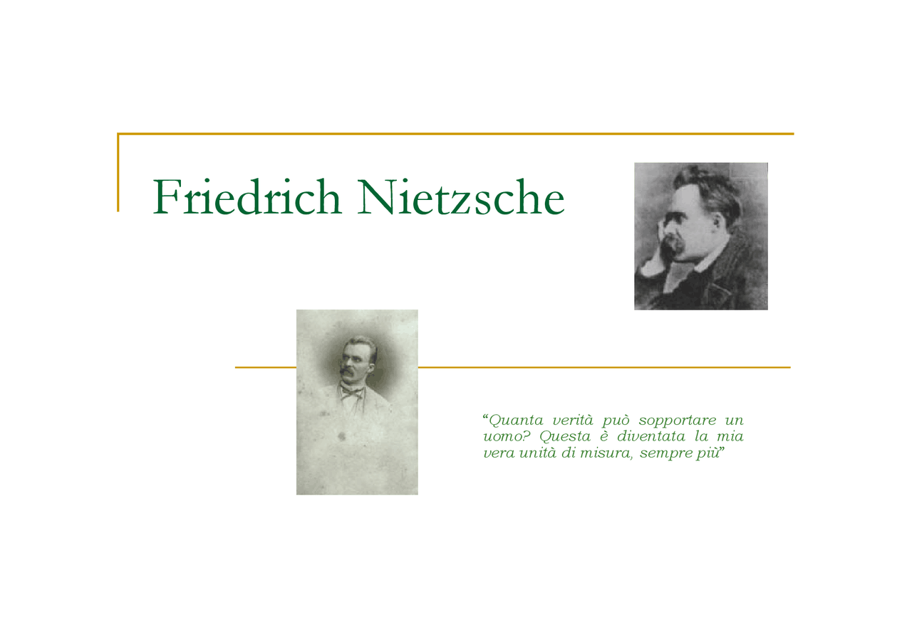 Nietzsche Docsity