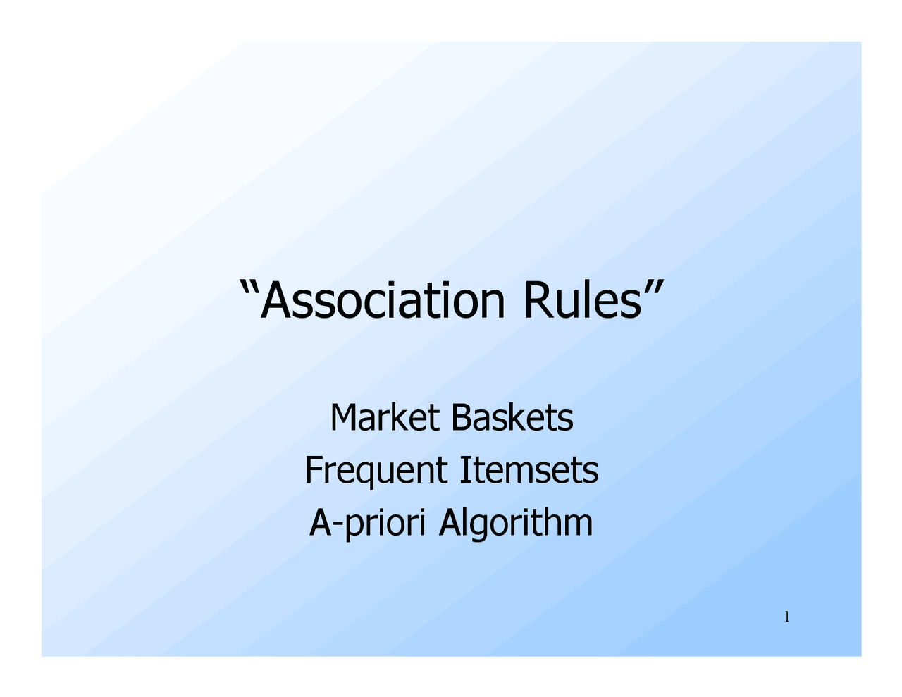 Association Rules-Data Mining-Lecture 02 Slides-Computer Science ...