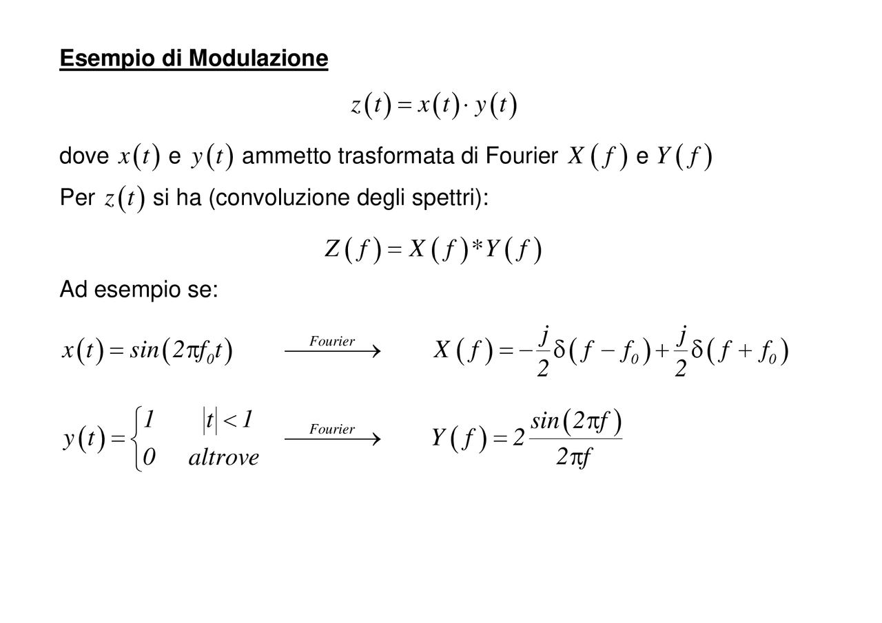 Appunti Ed Esempi Di Interpolazione E Campionamento Docsity