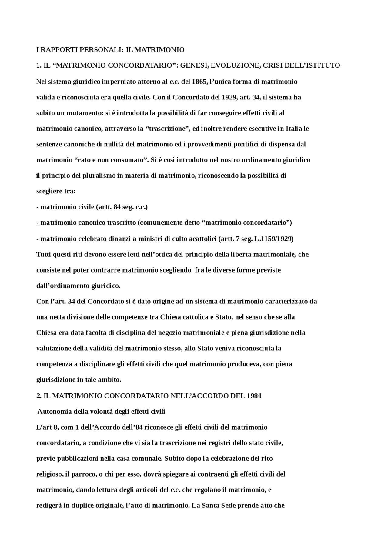 Il Matrimonio Docsity