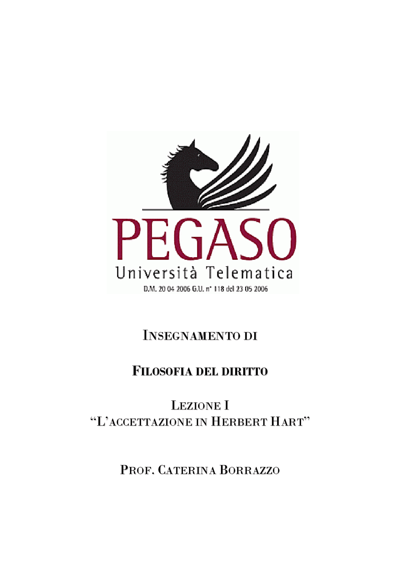 Dispensa Di Filosofia Del Diritto Docsity