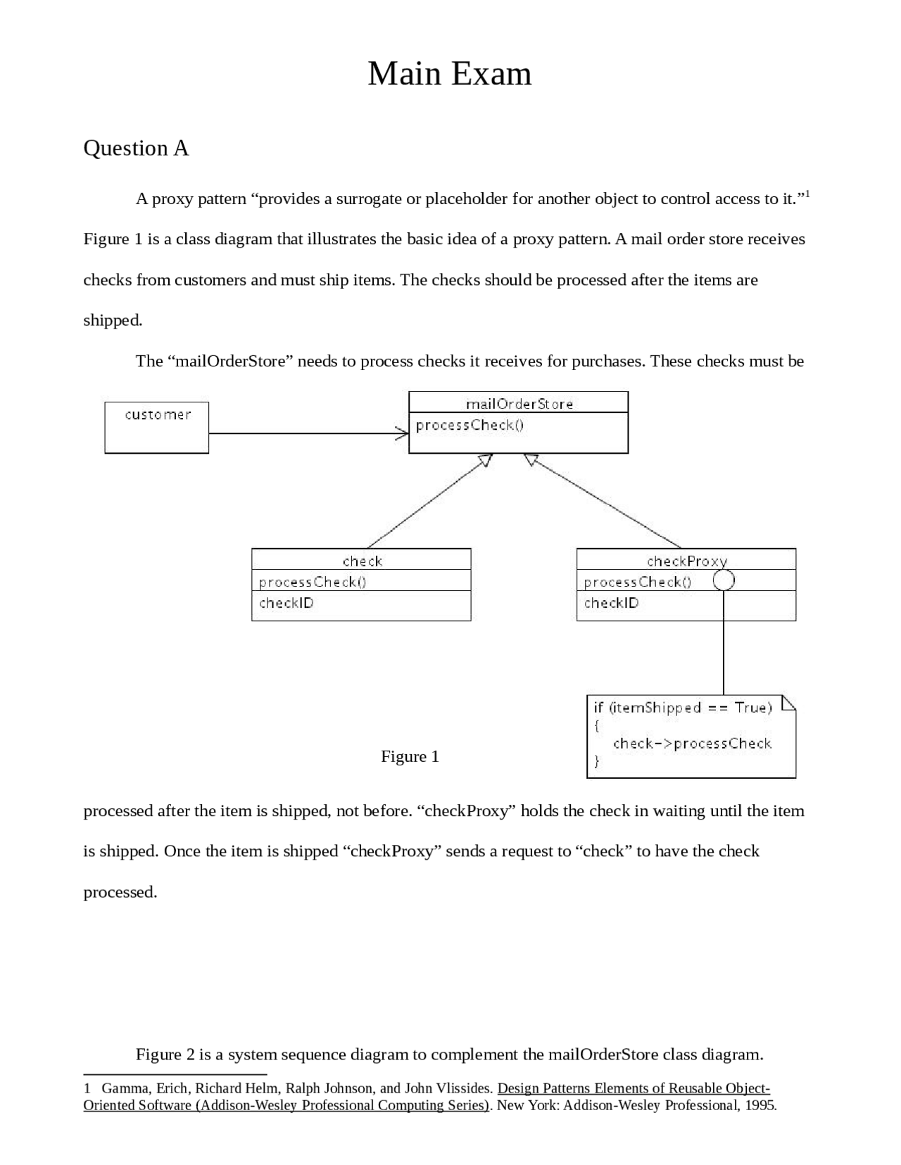 Midterm Exam Questions Software Design And Documentation Csci 4440 Docsity