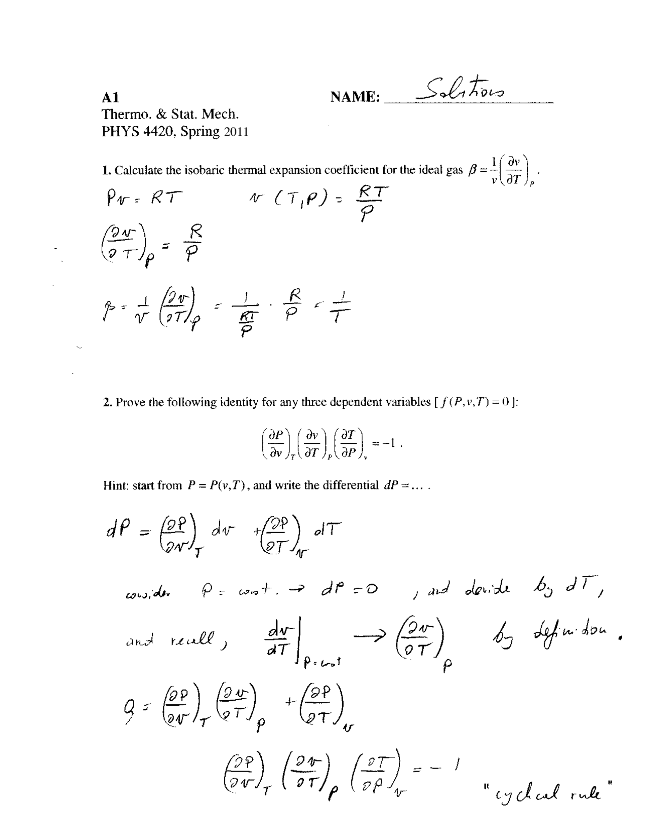 2 Questions With Solutions For Theory Of Statistical Inference Phys
