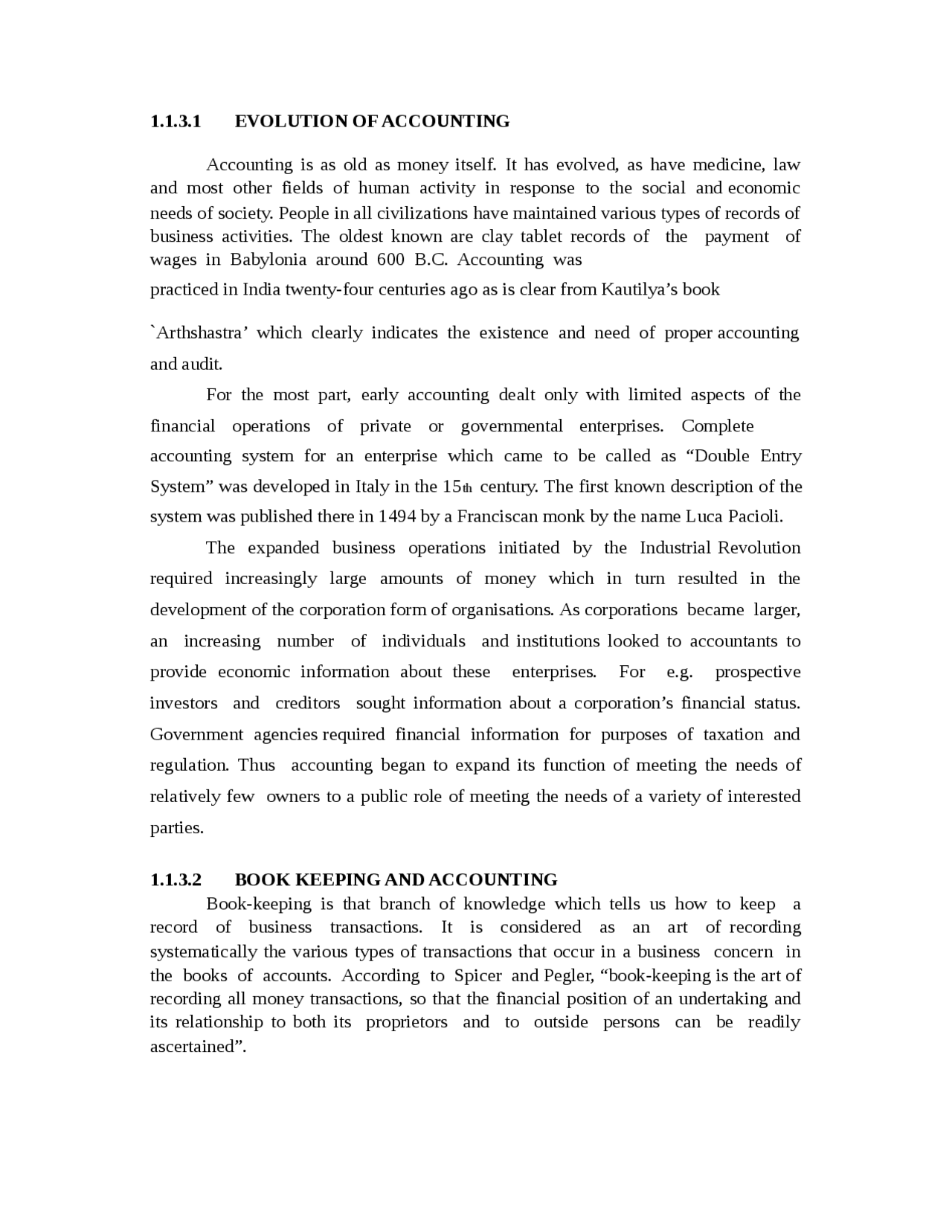 Accounting For Managers Introduction Notes Finance Docsity