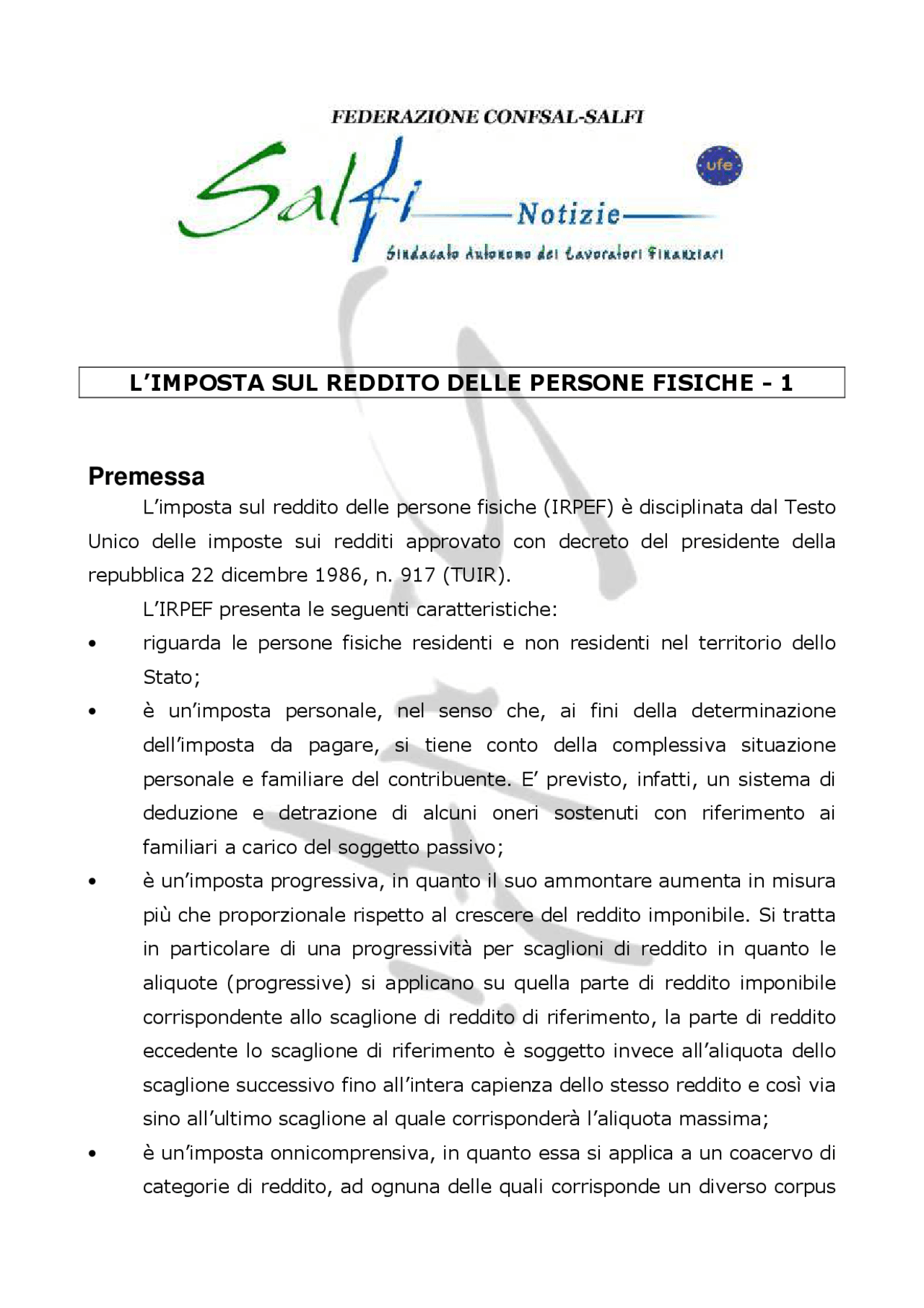 03 Irpef I Docsity