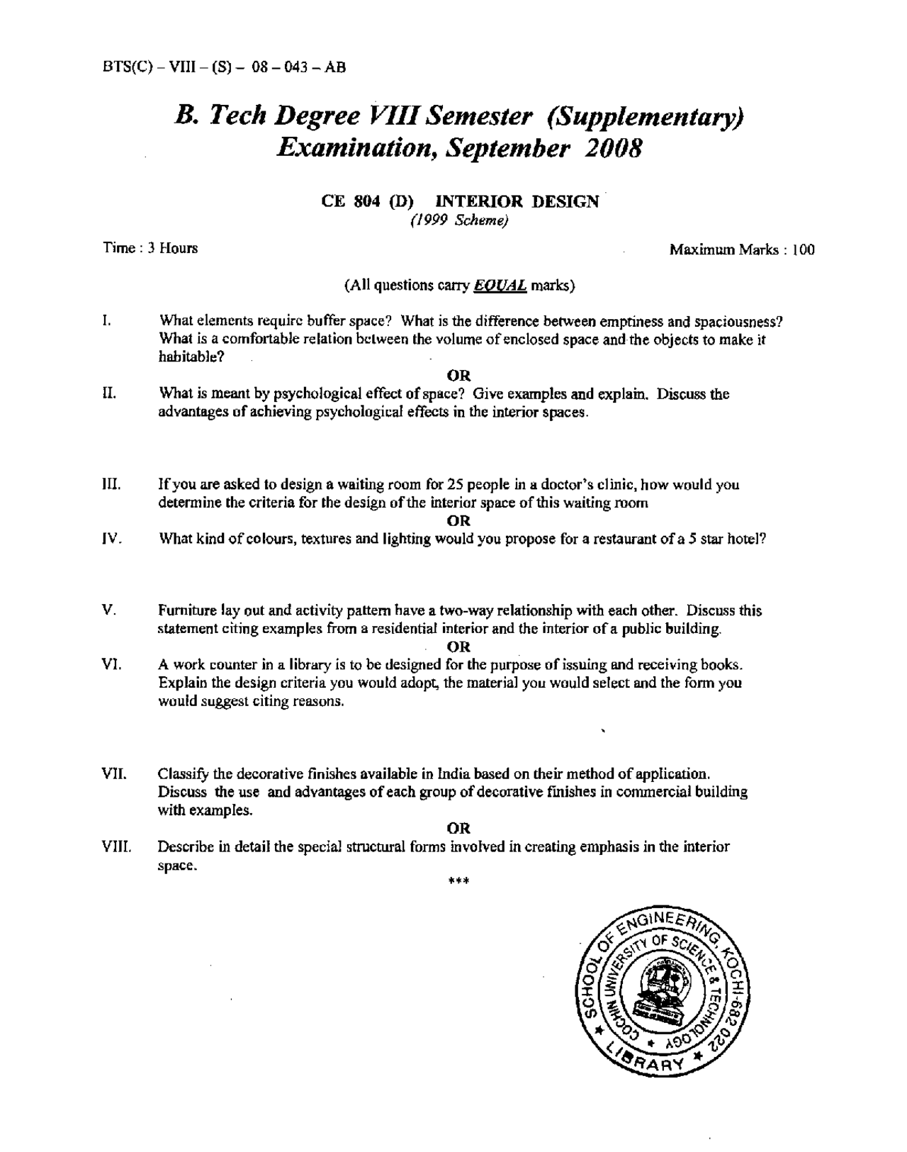 Diploma Interior Design Question Paper | Psoriasisguru.com