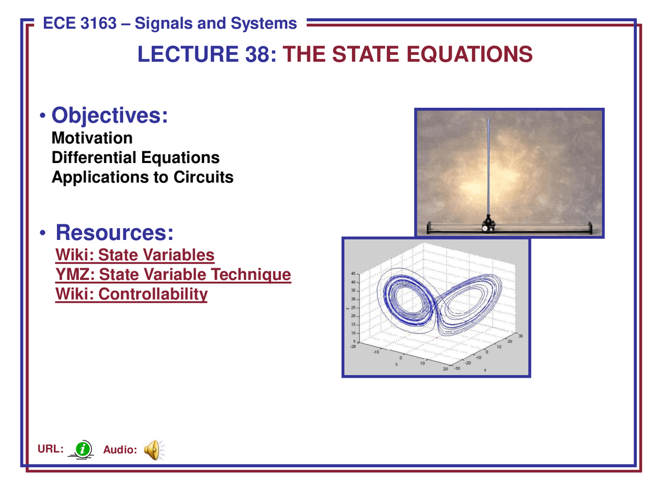 Signals And Systems Lecture 38 Slides Electrical And Computer