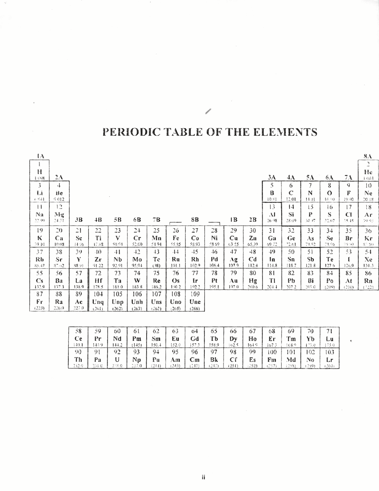 Midterm Exam Questions Chemistry I Chem 1100 Docsity