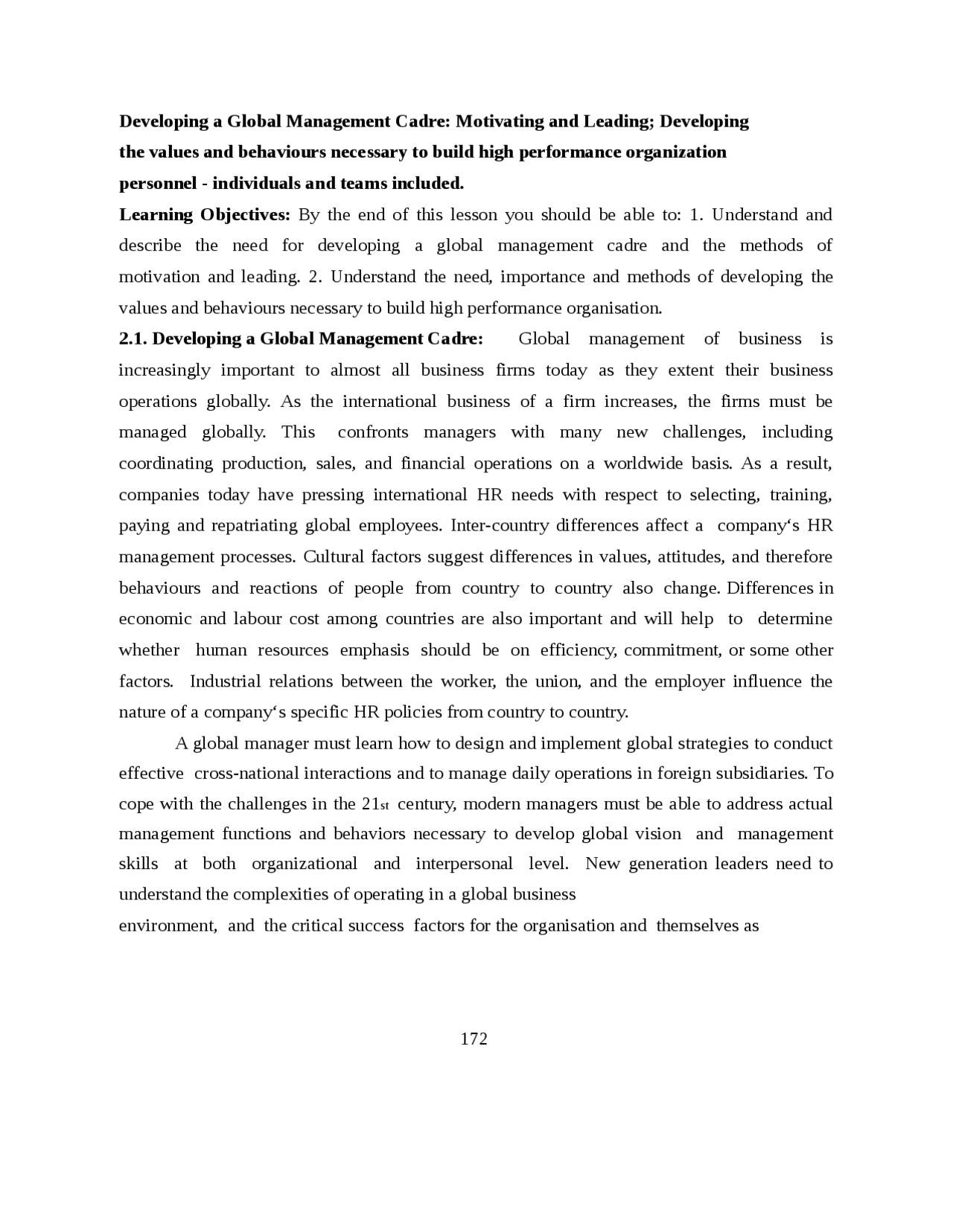 Global Human Resource Management 2 - Docsity