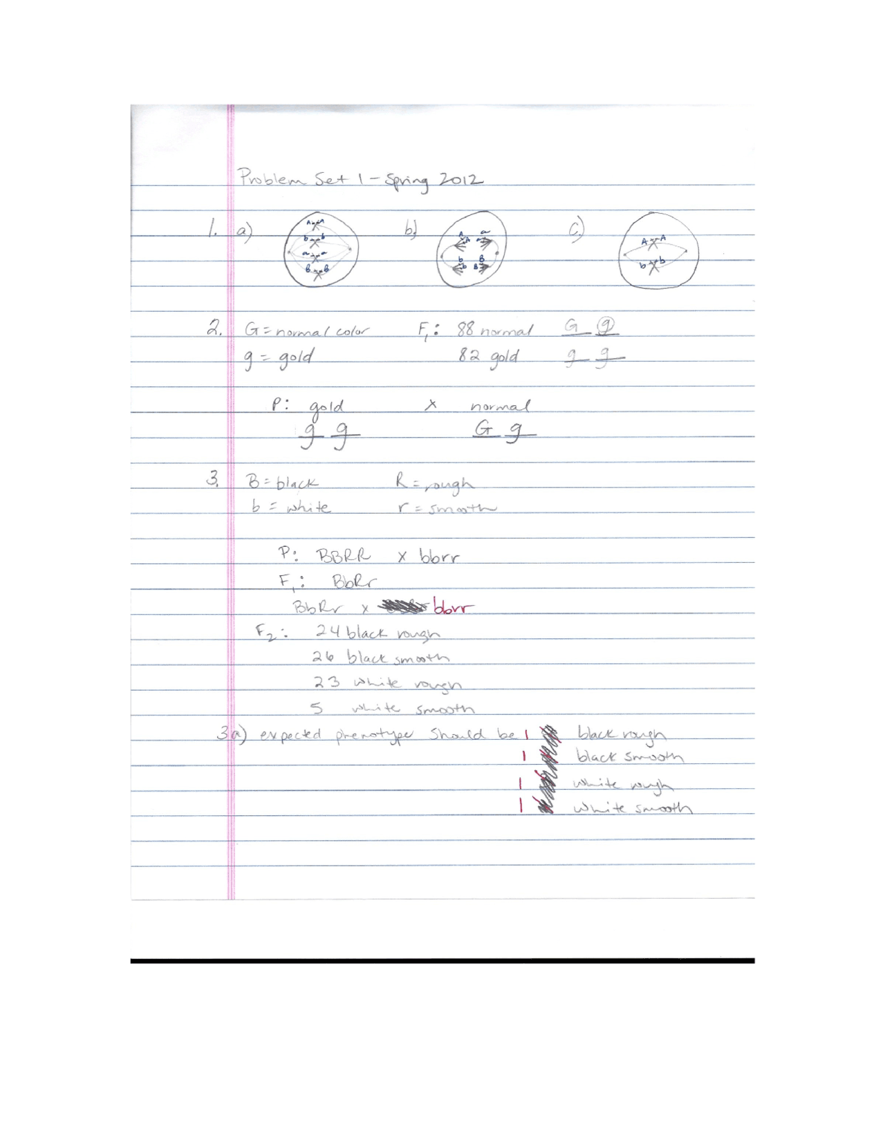 Problem Set 1 Spring 2012 Solved Quiz Biol 3023 Docsity