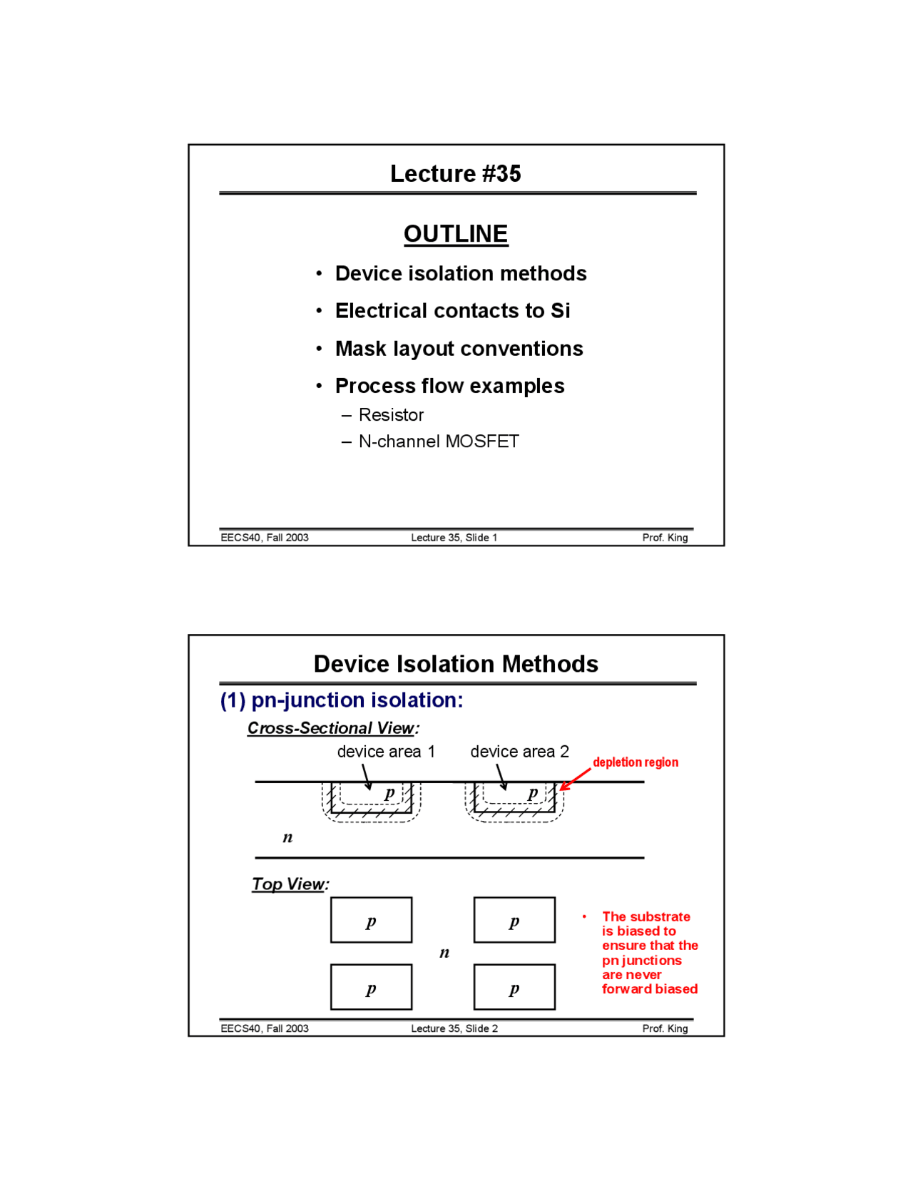 Device Isolation Methods-Introduction to Microelectronic Circuits ...