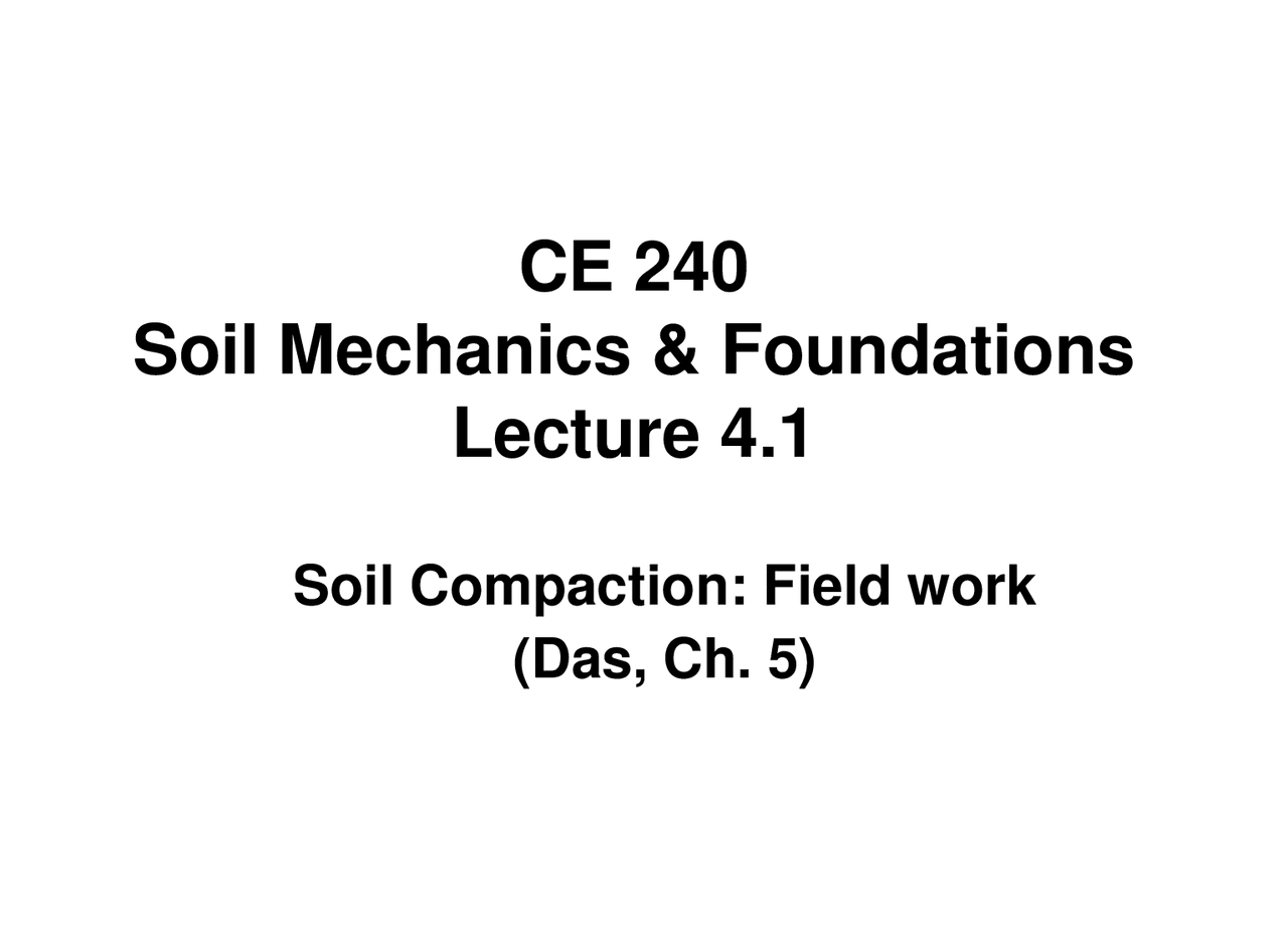Compaction Specifications-Soil Mechanics and Foundations-Lecture 09 ...