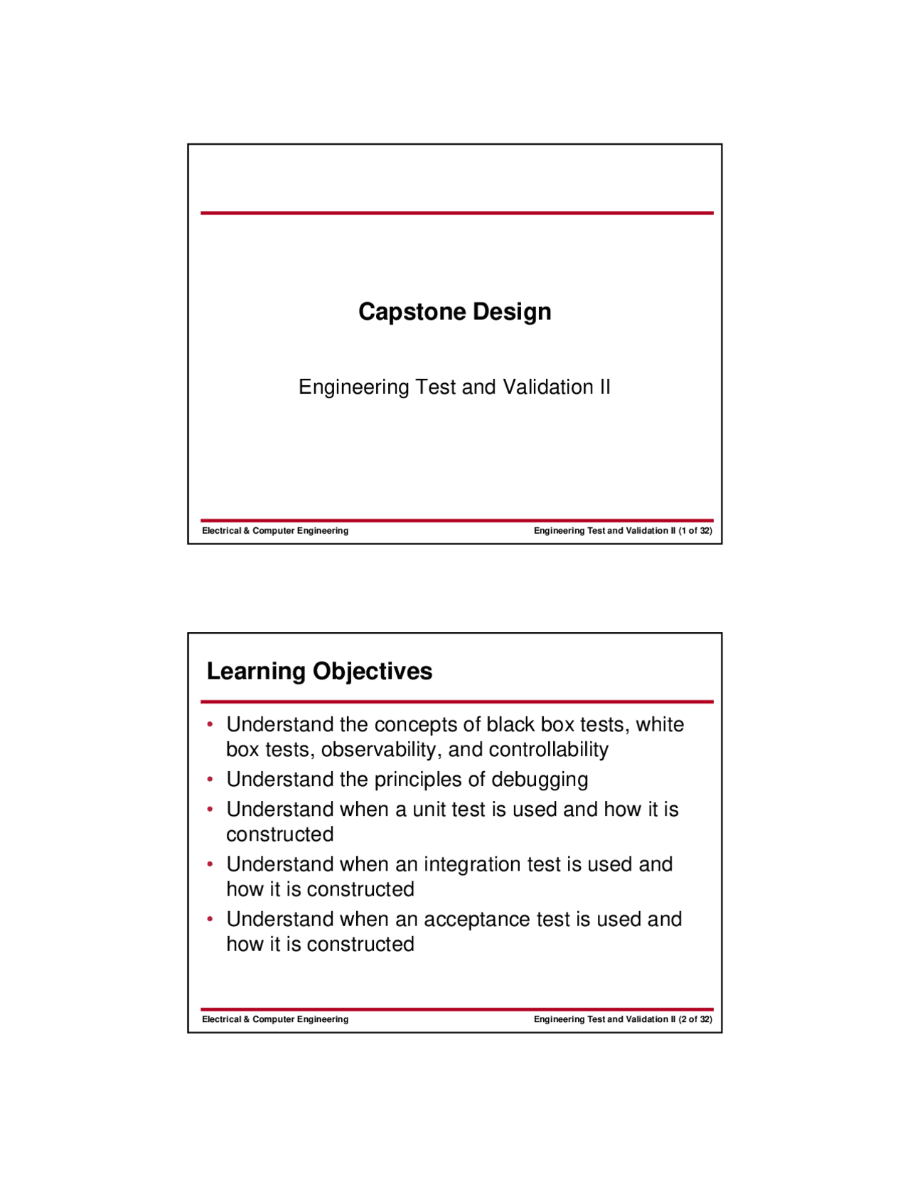 Test Capstone Design Lecture 08 Slides Electrical And Computer