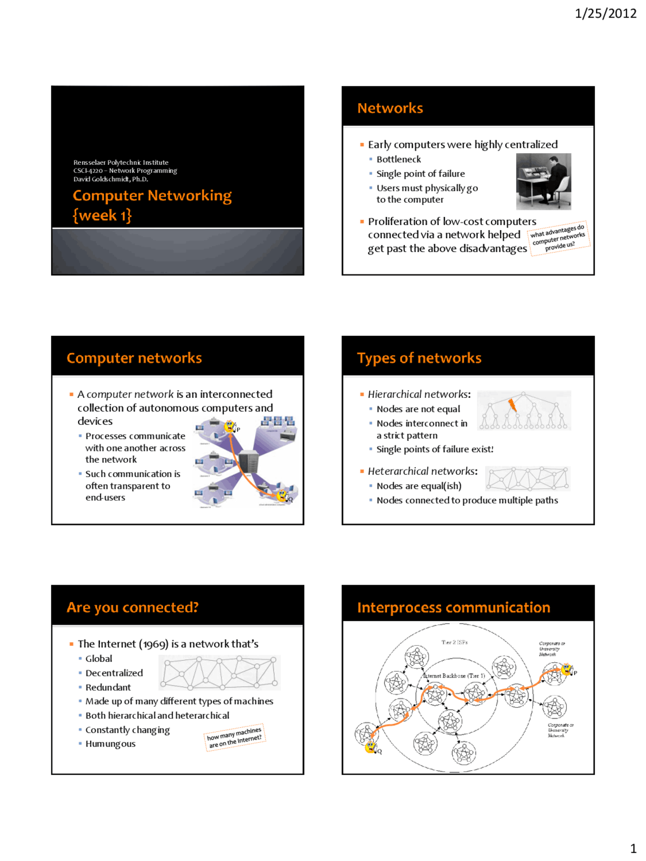 Computer Network Network Programming Slides Csci 4220 Docsity