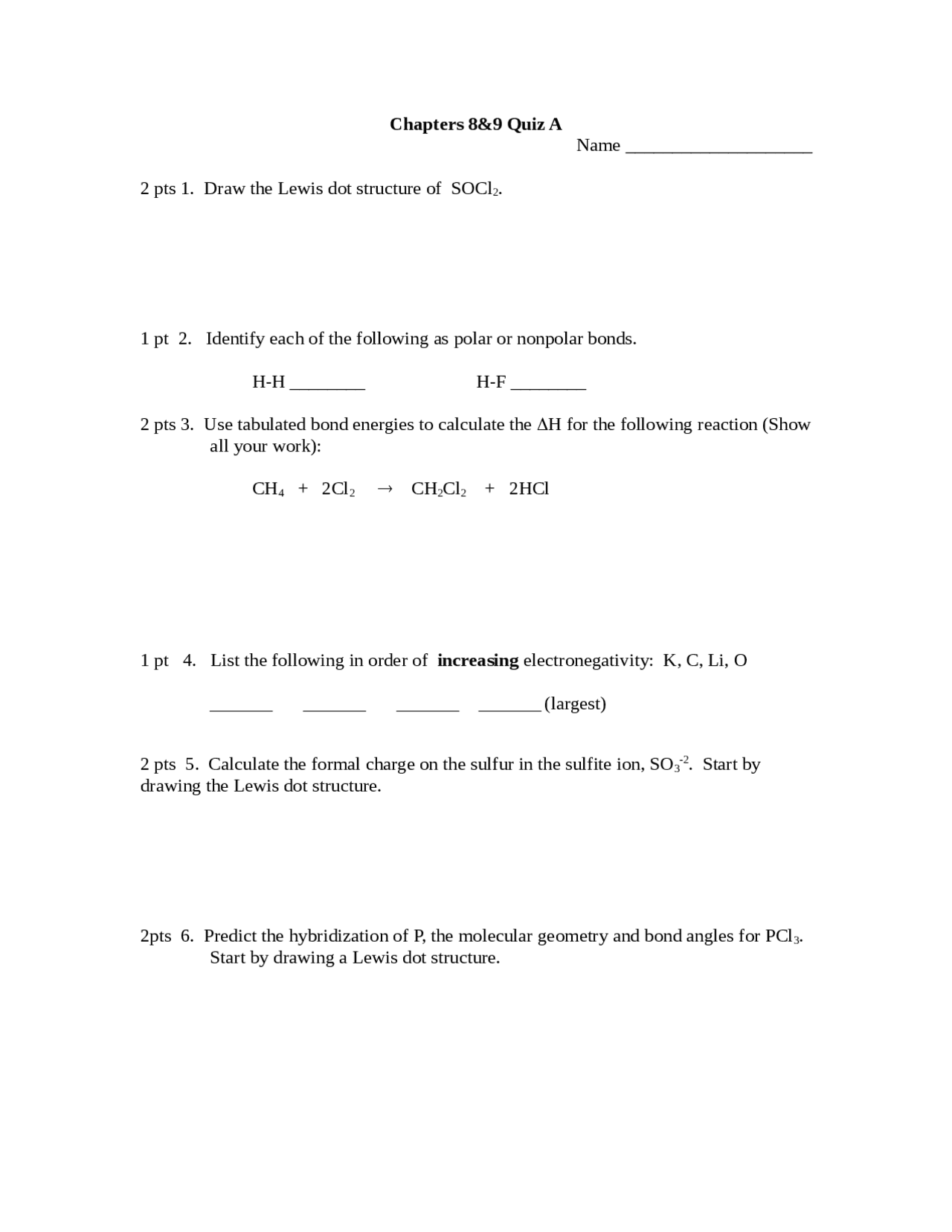 Draw The Lewis Dot Structure Class Quiz A CHEM 151 Quizzes Draw The Lewis Dot Structure Class Quiz A CHEM 151 Quizzes