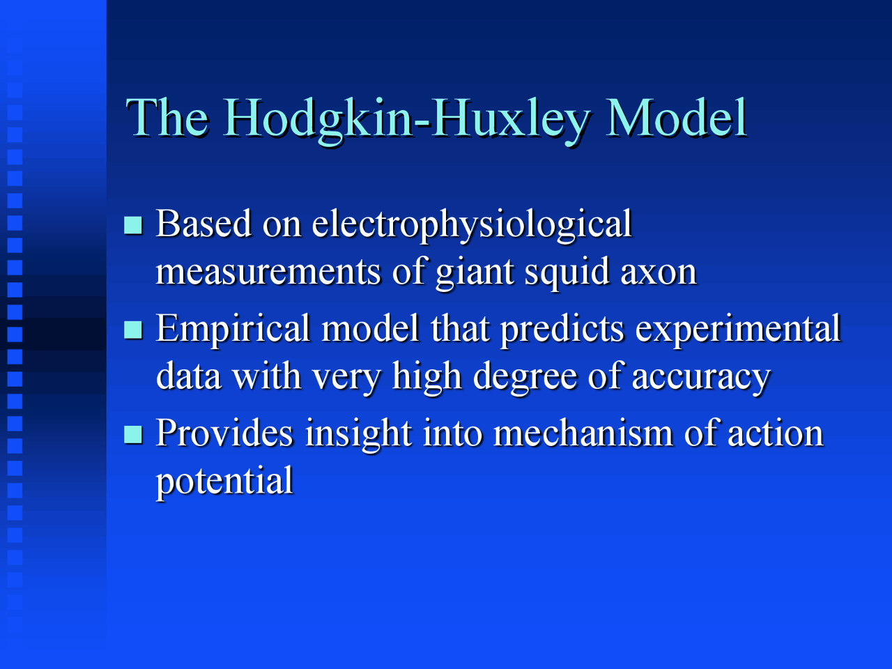 Neuronal Modeling - Lecture Slide - Biology 2 - Docsity