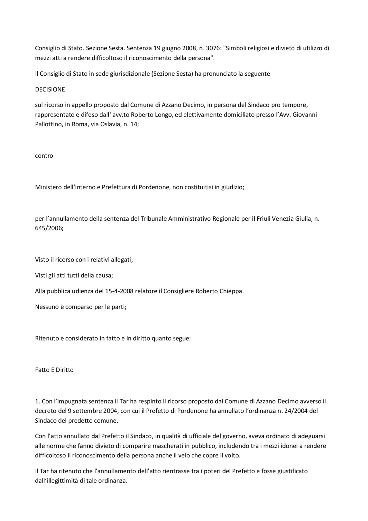 Riassunto Diritto Ecclesiastico Parte Base Ferri Docsity