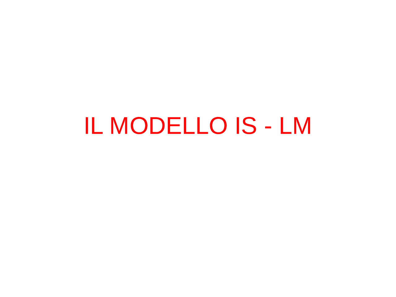 Appunti Di Macroeconomia Curva Is Lm Docsity