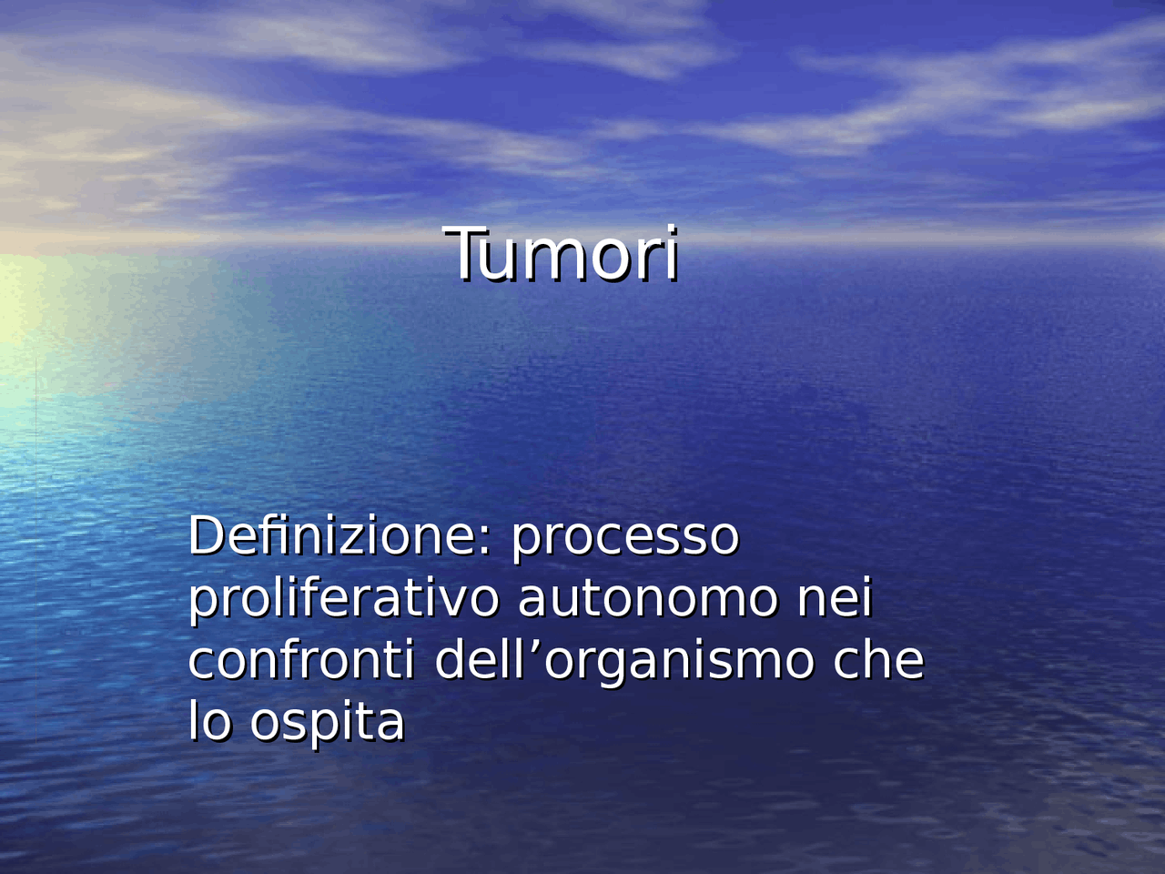 3 Tumori Docsity