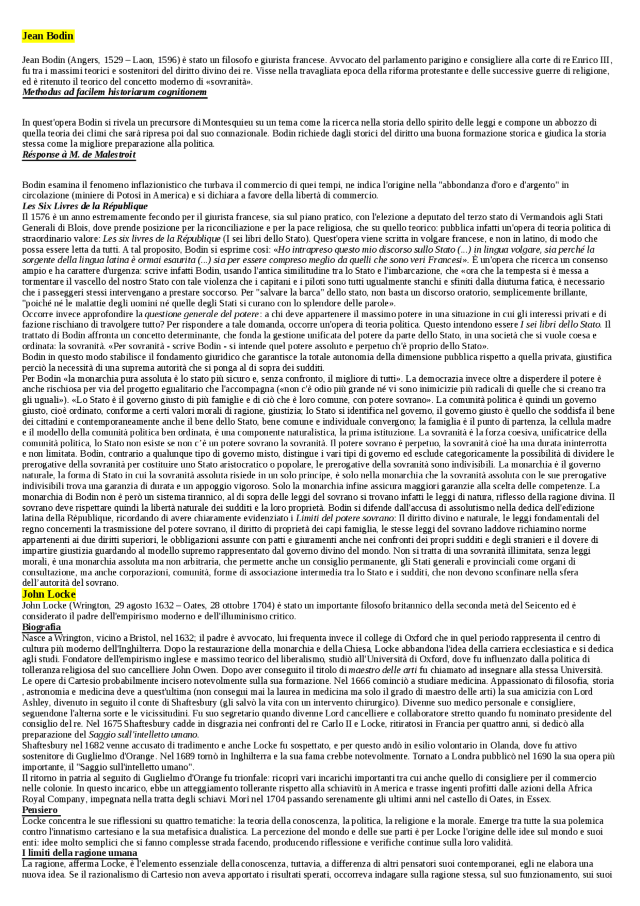 Storia delle Istituzioni Politiche e Parlamentari - Docsity