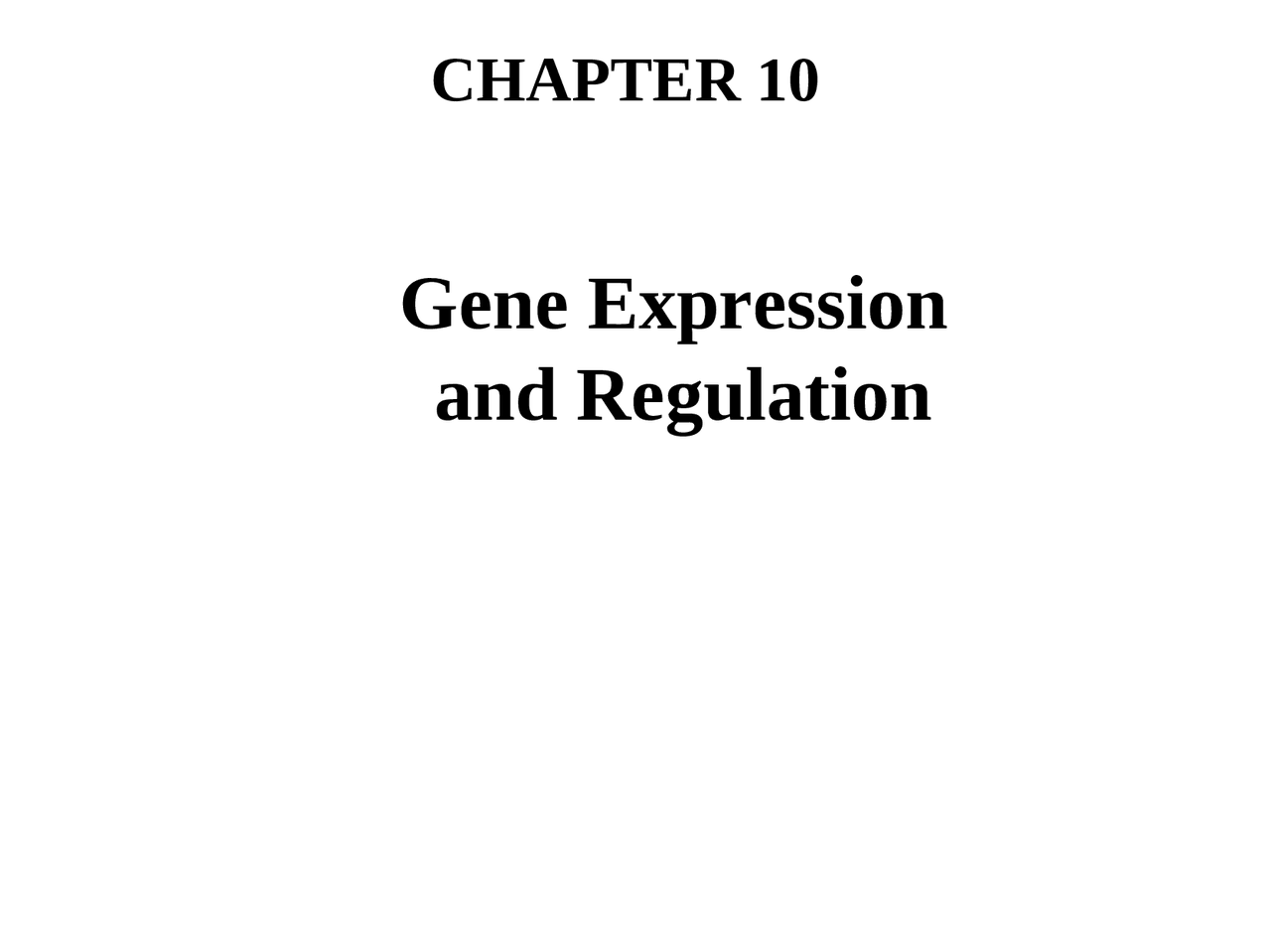 Notes On Gene Expression And Regulations Biol 1202 Docsity