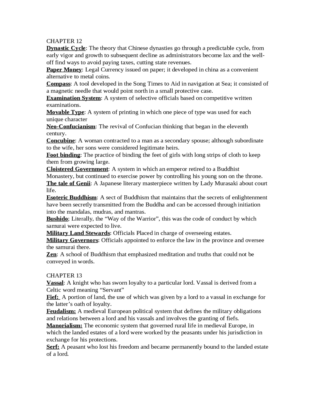 Chapter 12: Dynastic Cycle - Lecture Notes | HST 102 | Study notes ...