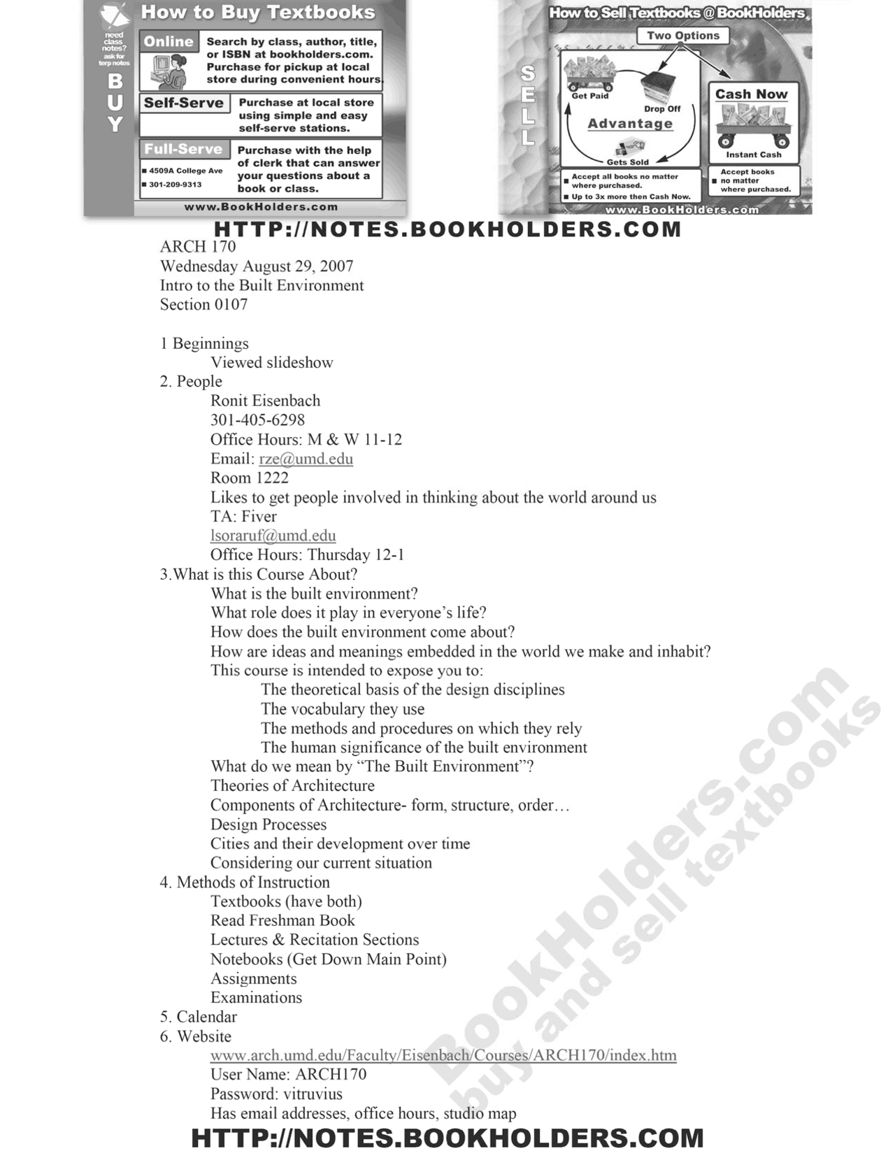 Introduction to the Built Environment - Review | ARCH 170 - Docsity