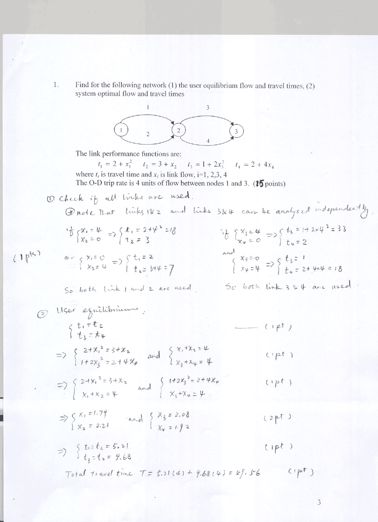 Questions With Solution Of Transportation Engineering Final Exam