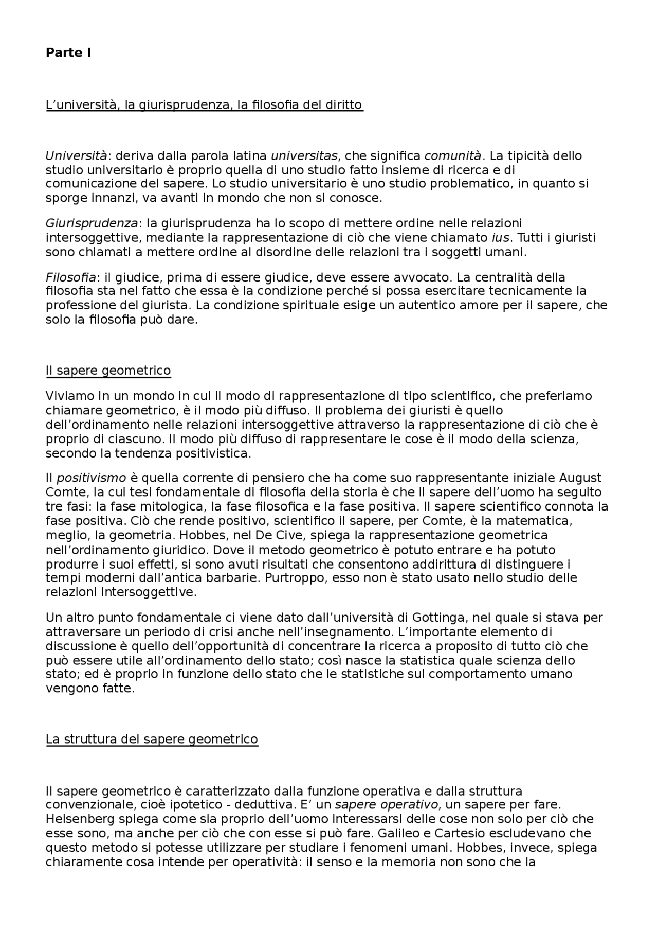 Riassunto Teoria Generale Del Diritto Docsity