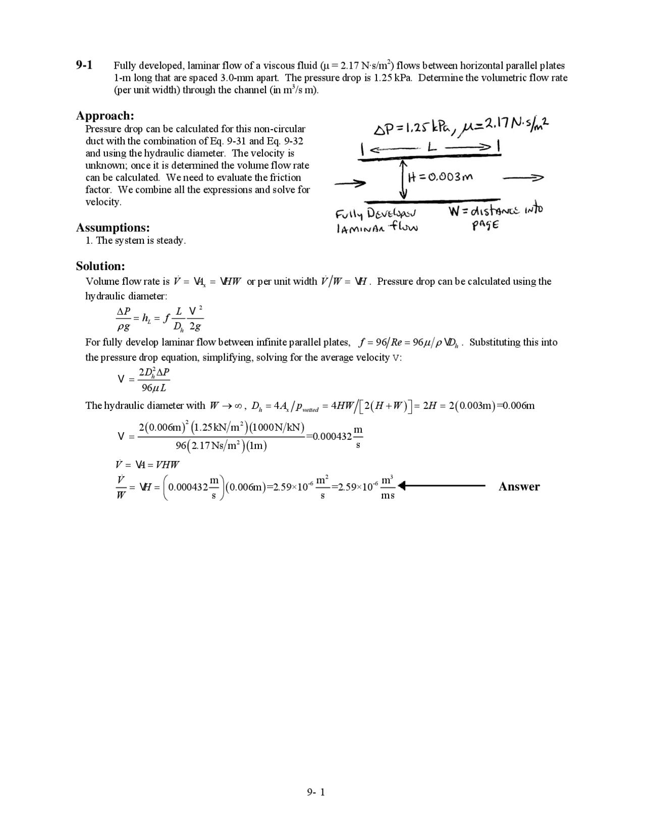 Thermal And Fluids Engineering I Chapter 9 Problems Solutions Engr