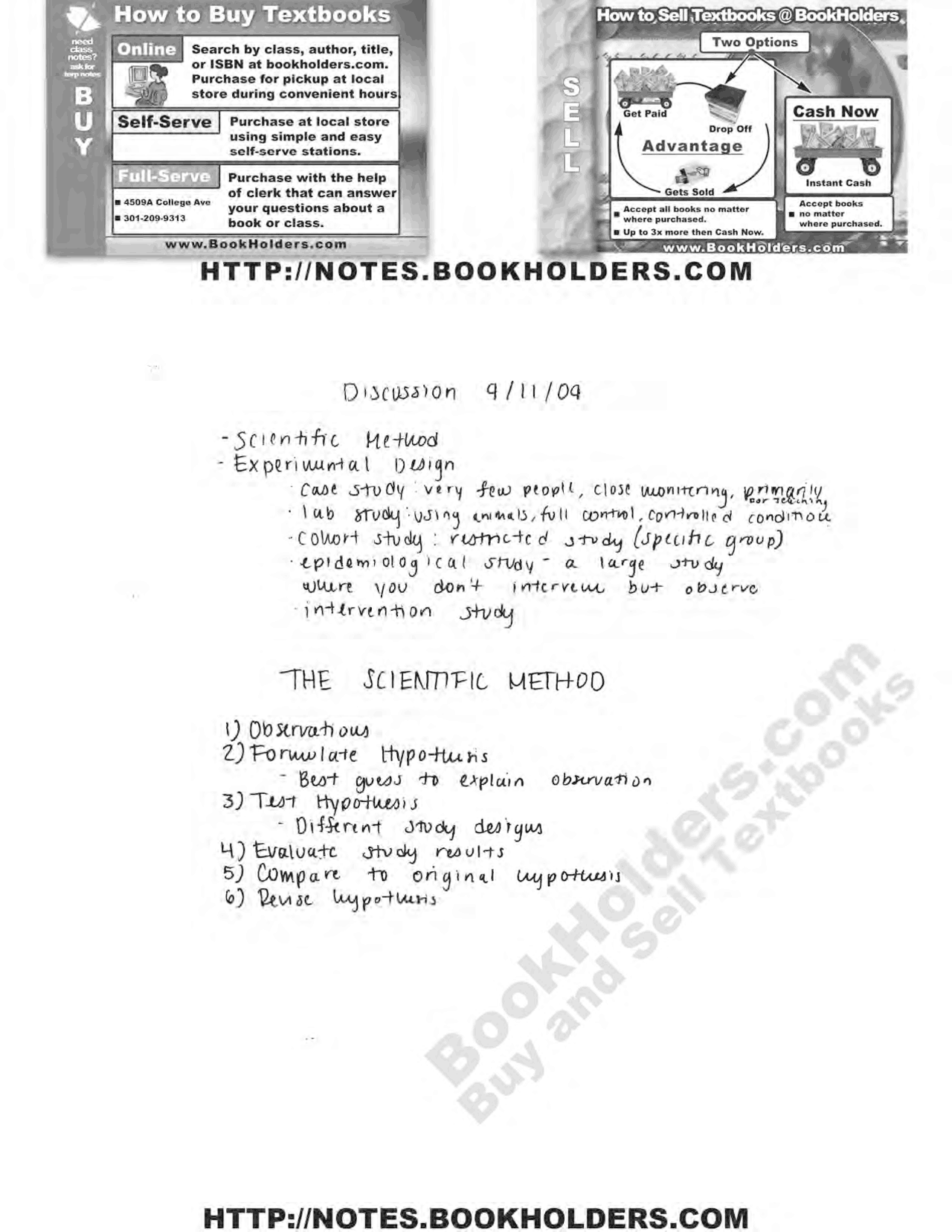 Experimental Design Scientific Method Lecture Notes Nfsc 100 Docsity