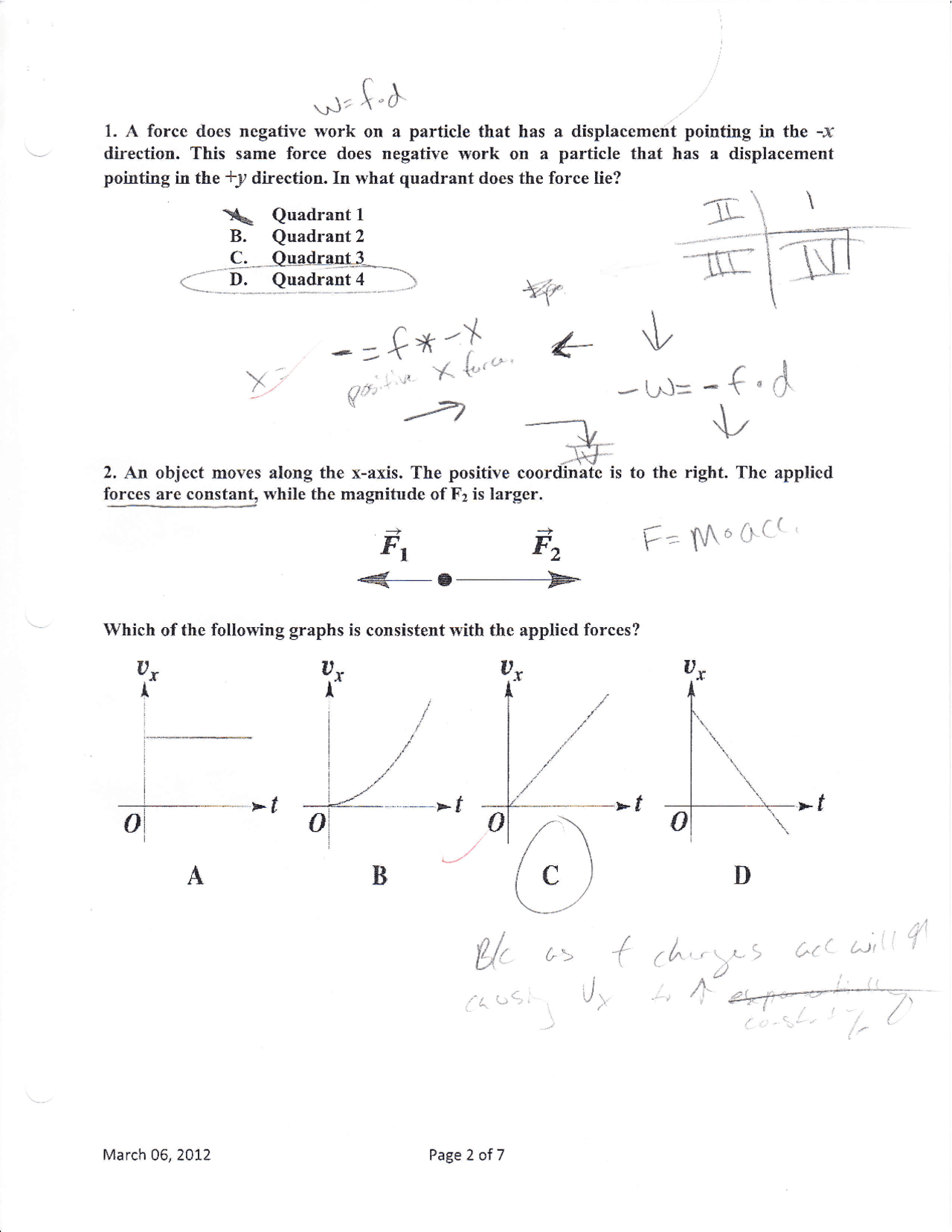 General Physics Exam With Solution Phys 1114 Docsity