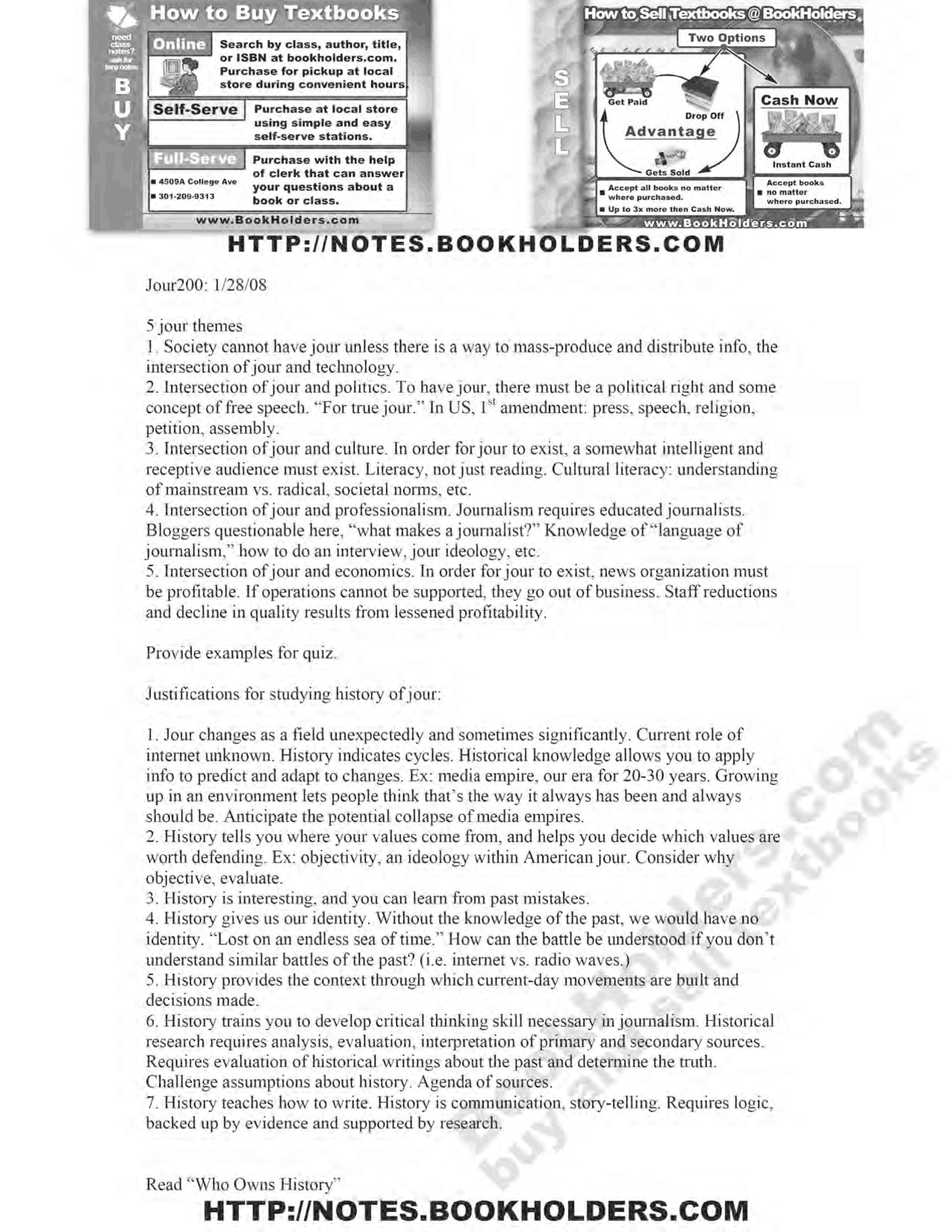 History , Roles and Structures - Study Guide, All Lectures Combined ...