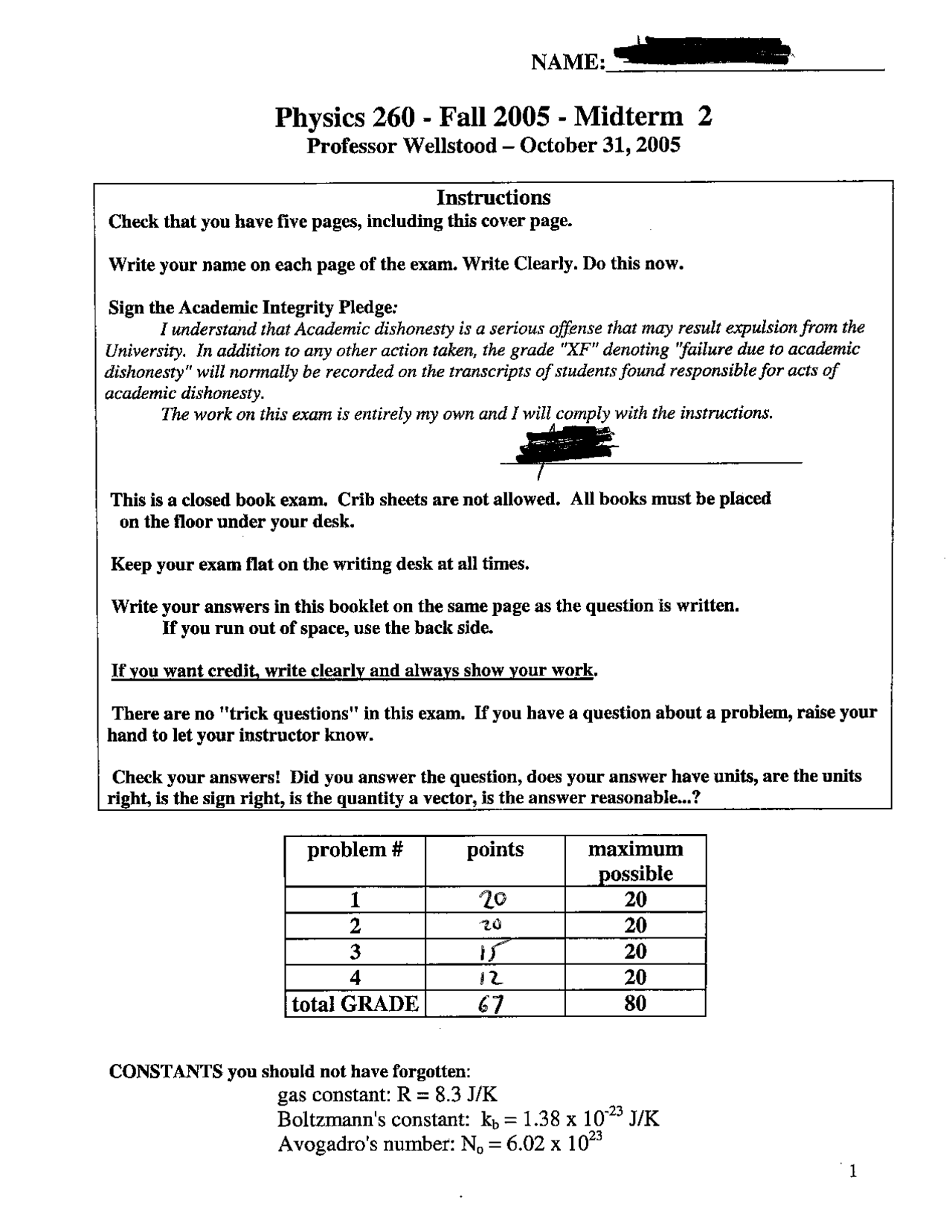Midterm Solved General Physics Oscillations Fluids Waves Heat And