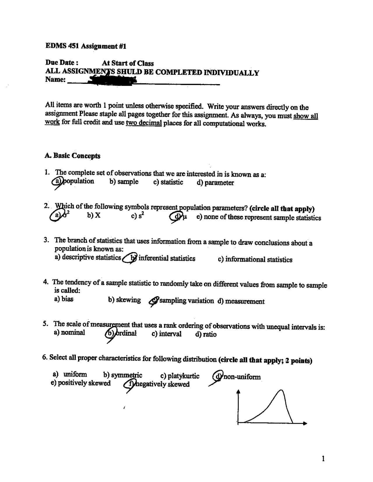 Introduction To Education Statistics Assignment 1 With Solutions