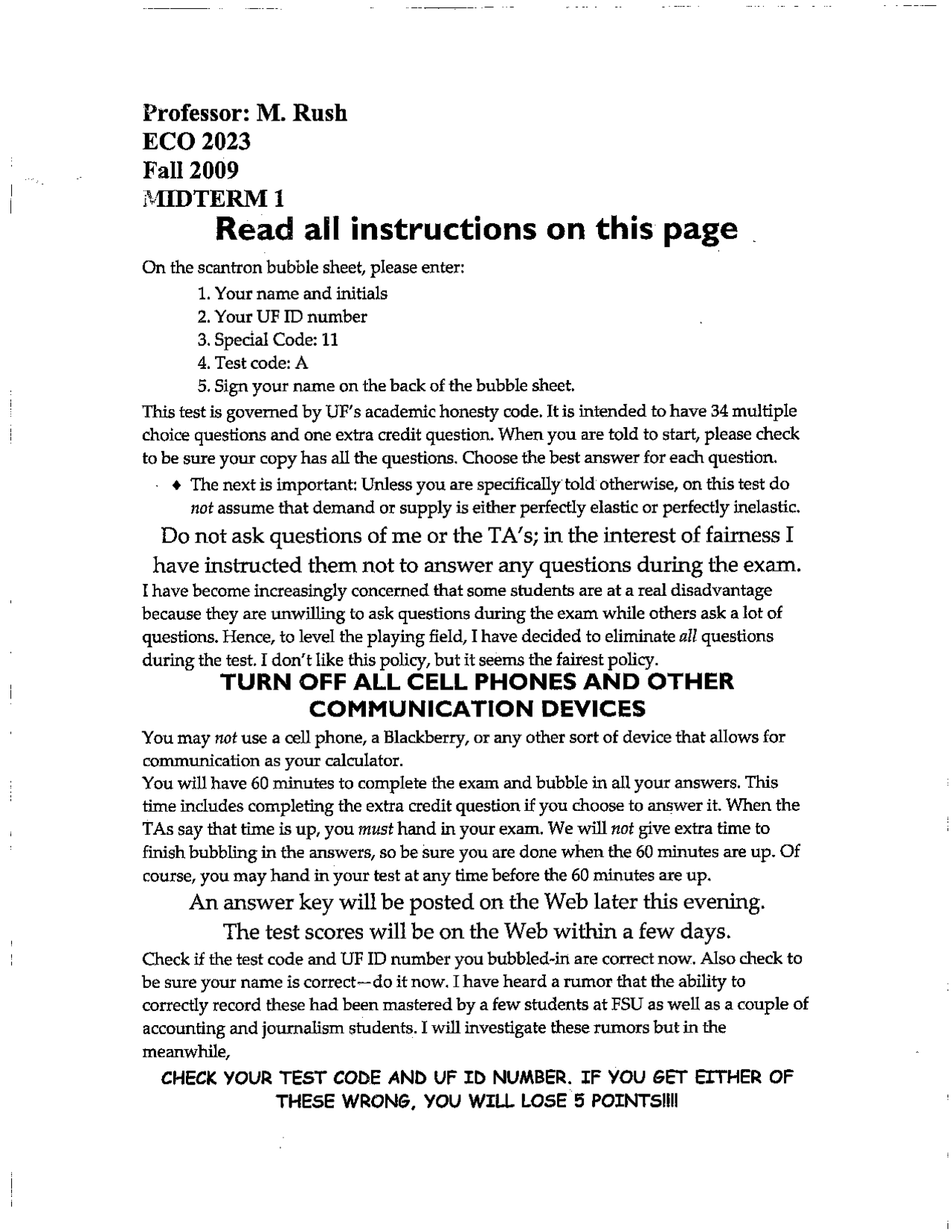 Practice Midterm Exam 1 On Principles Of Microeconomics Eco 2023