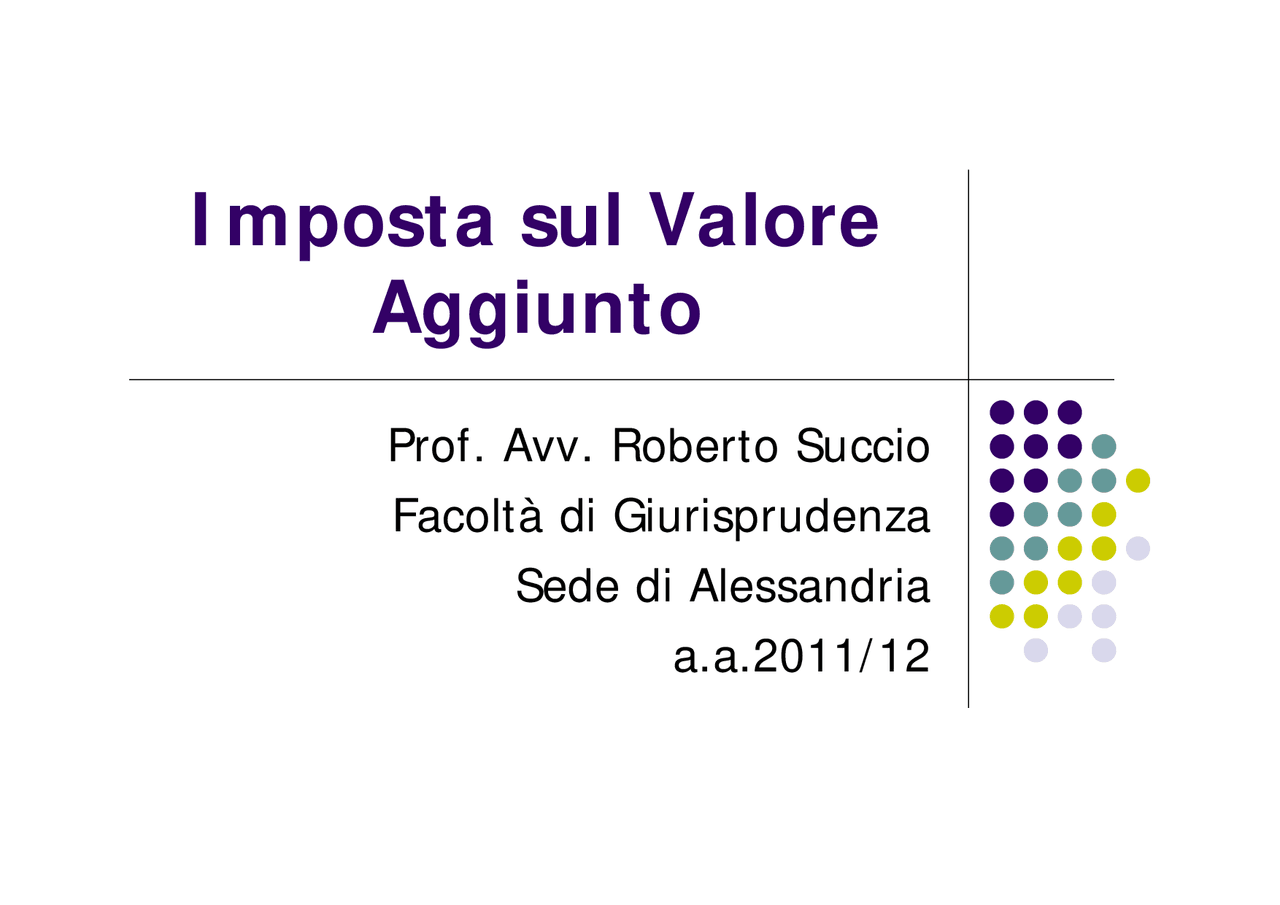 Iva Post 2010 Docsity