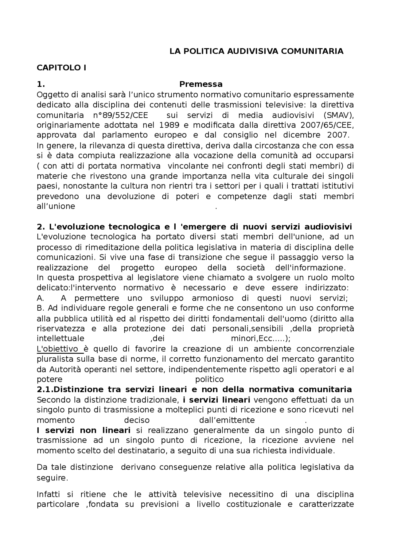 Parte Speciale Docsity