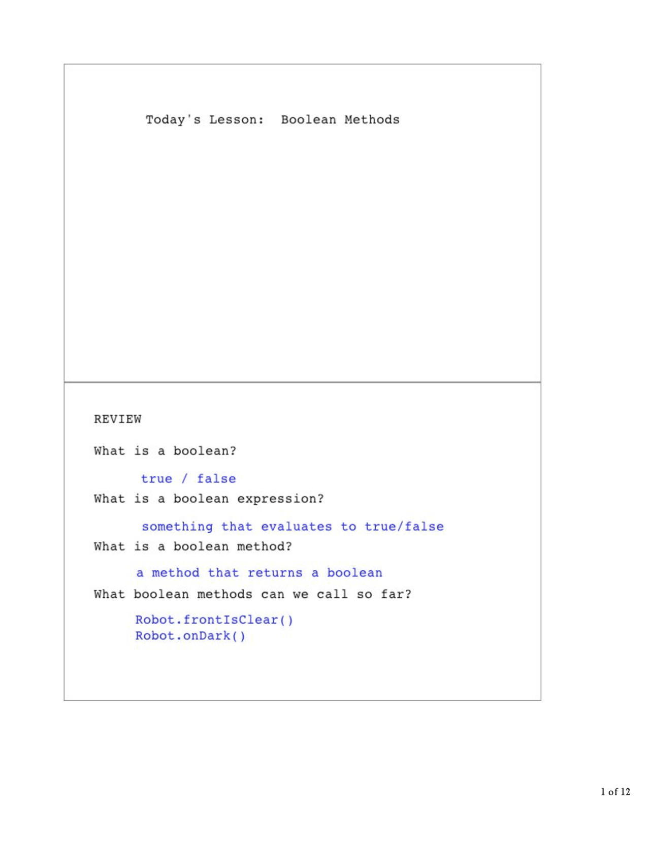 Boolean Methods Essay Computer Science Docsity