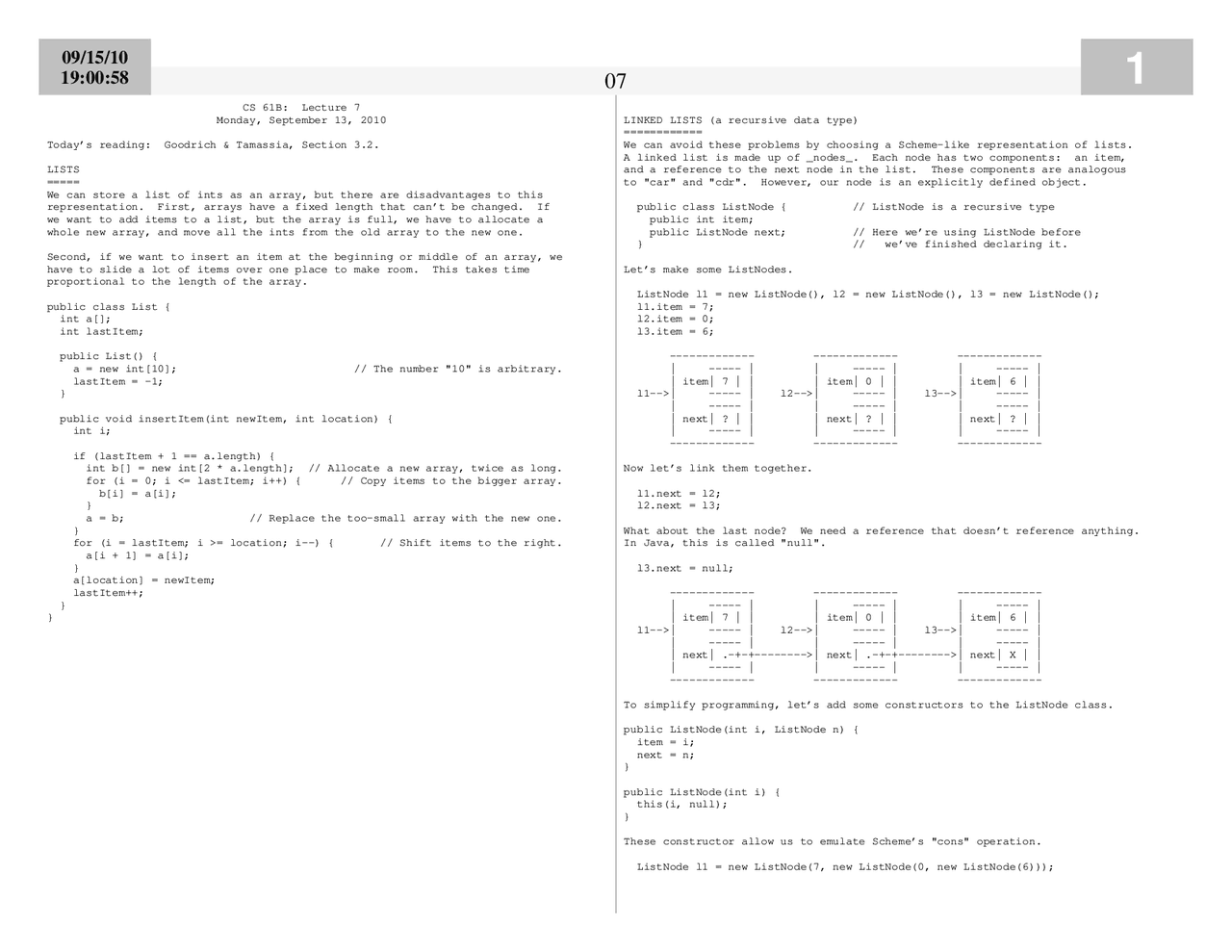 Lists - Essay - Computer Science | Essays (high school) Software ...